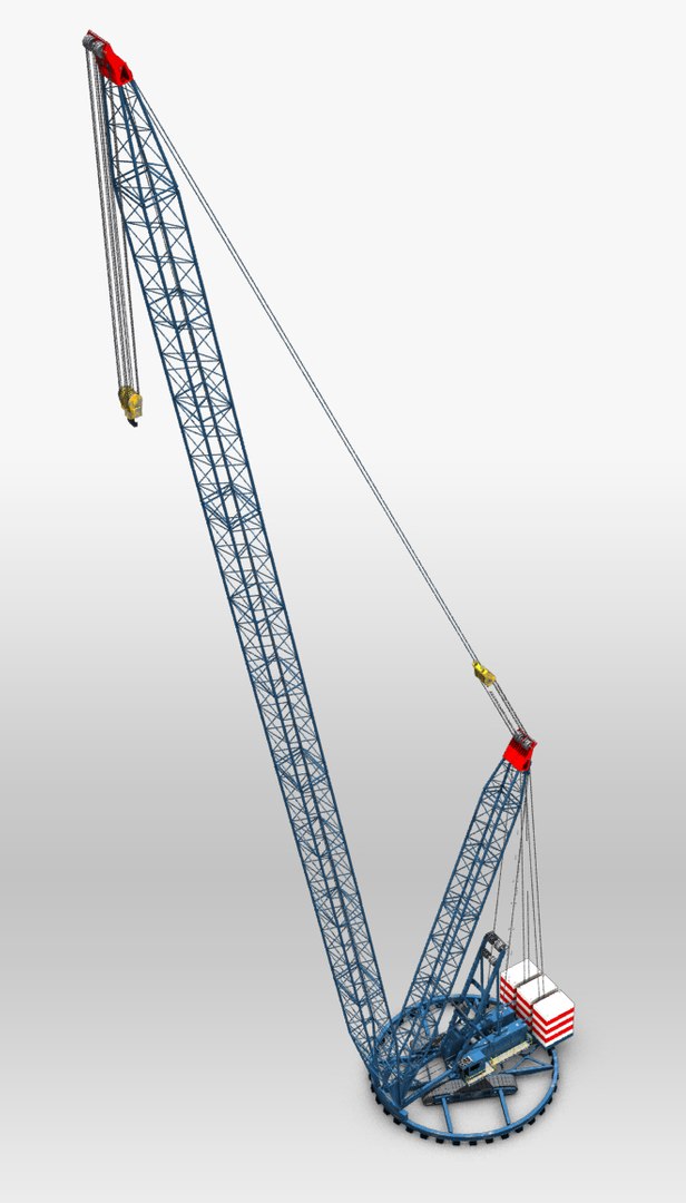 Ringer Crane Construction 3d Max