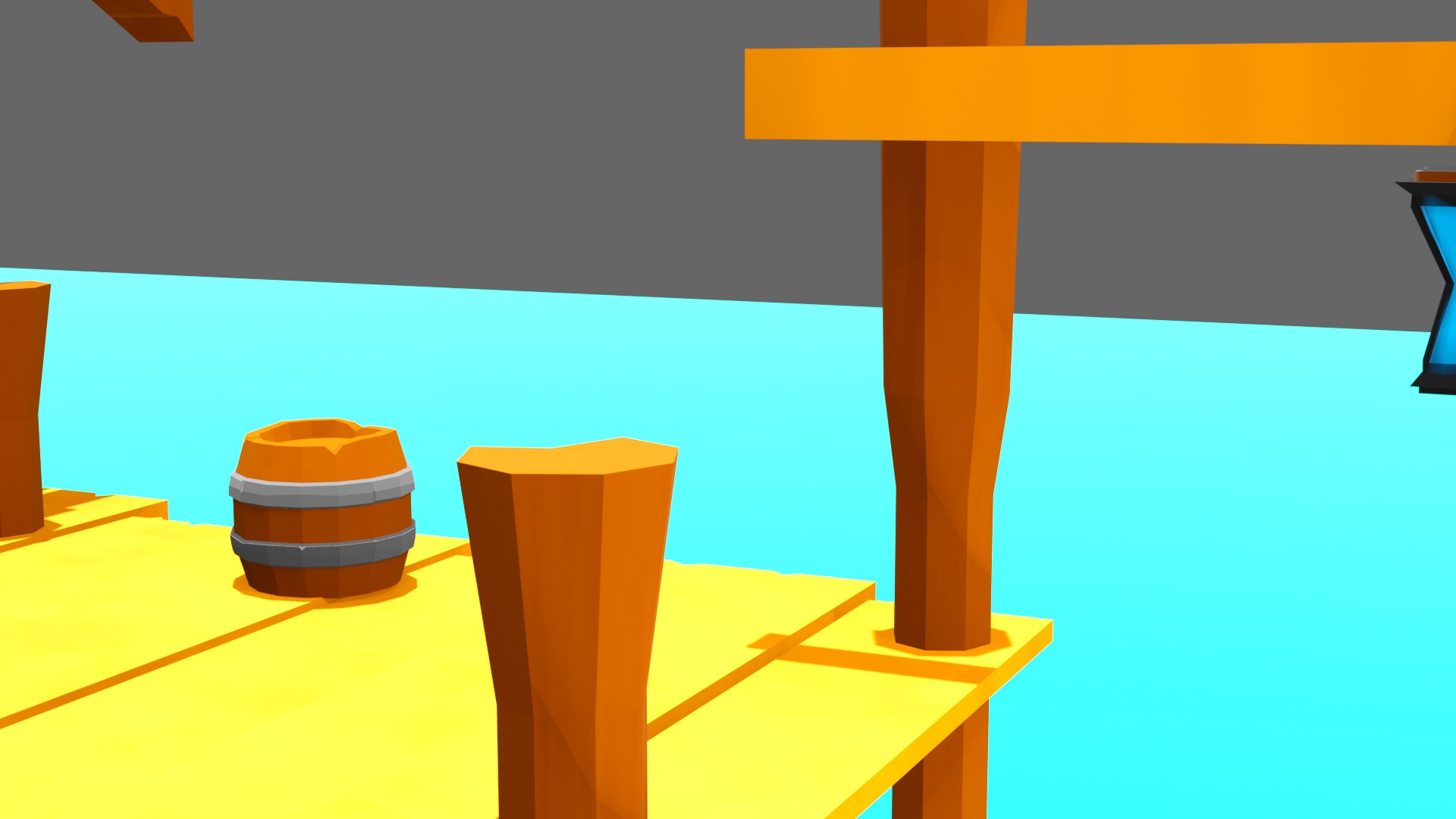 3D Harbour Stlized Low Poly - TurboSquid 2294098