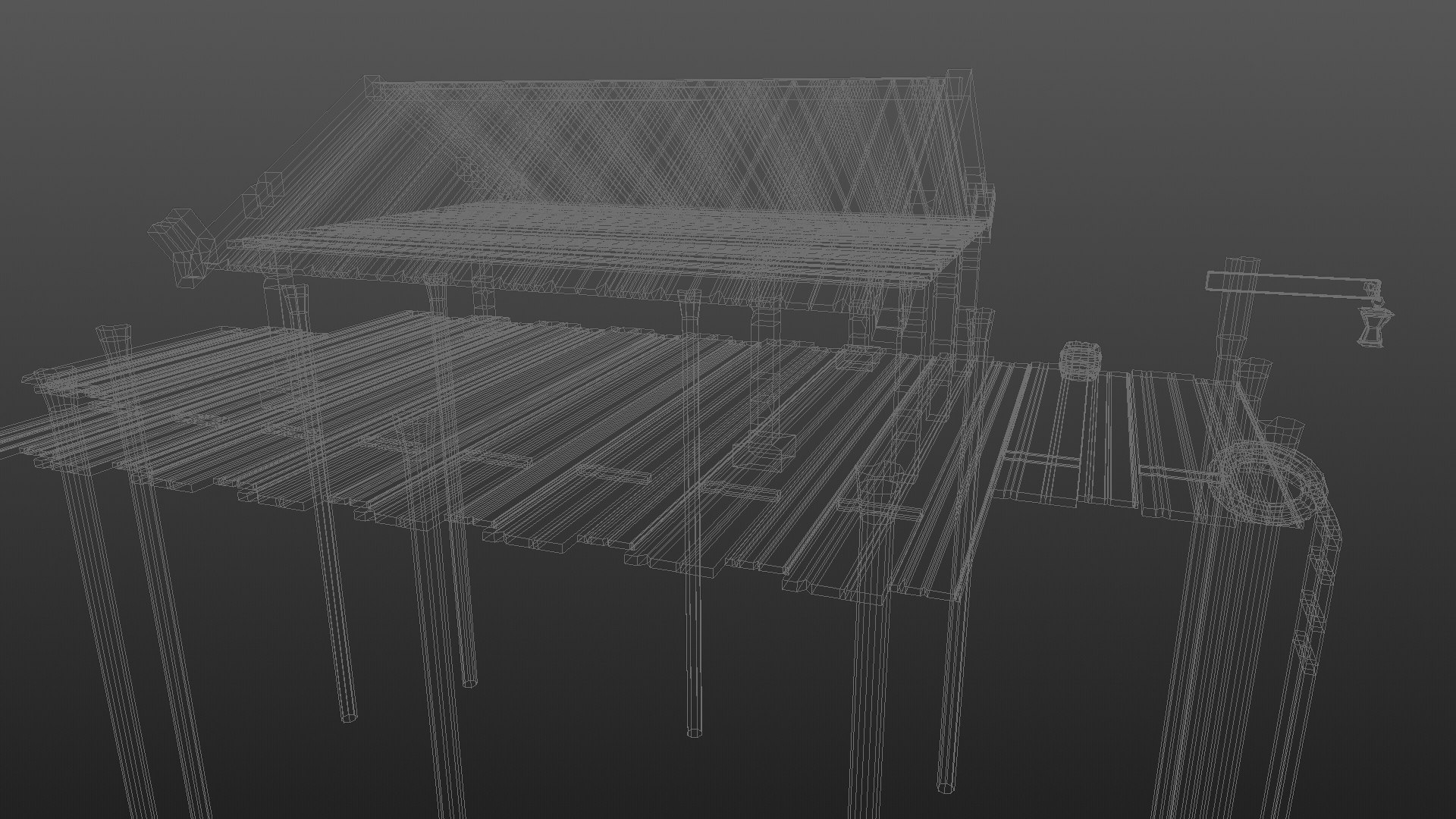 3D Harbour Stlized Low Poly - TurboSquid 2294098