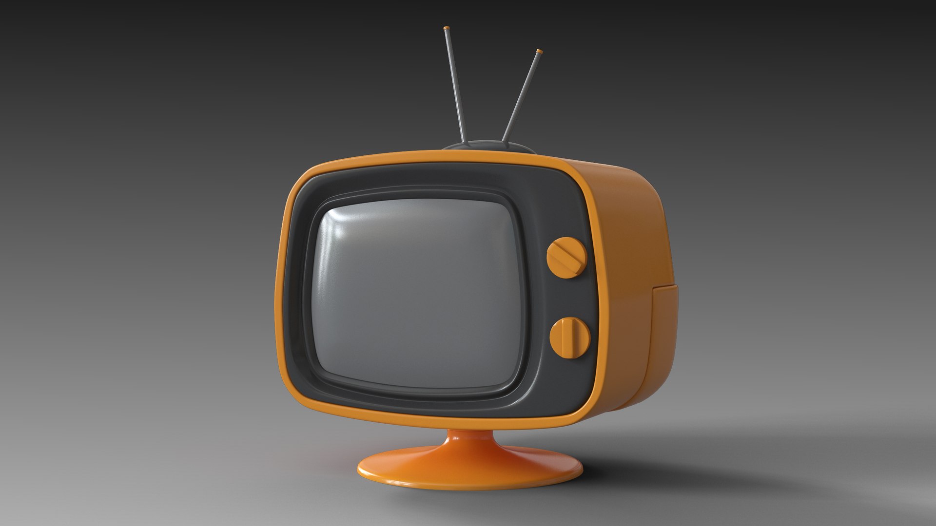 Cartoon Television 03 3D - TurboSquid 1876648
