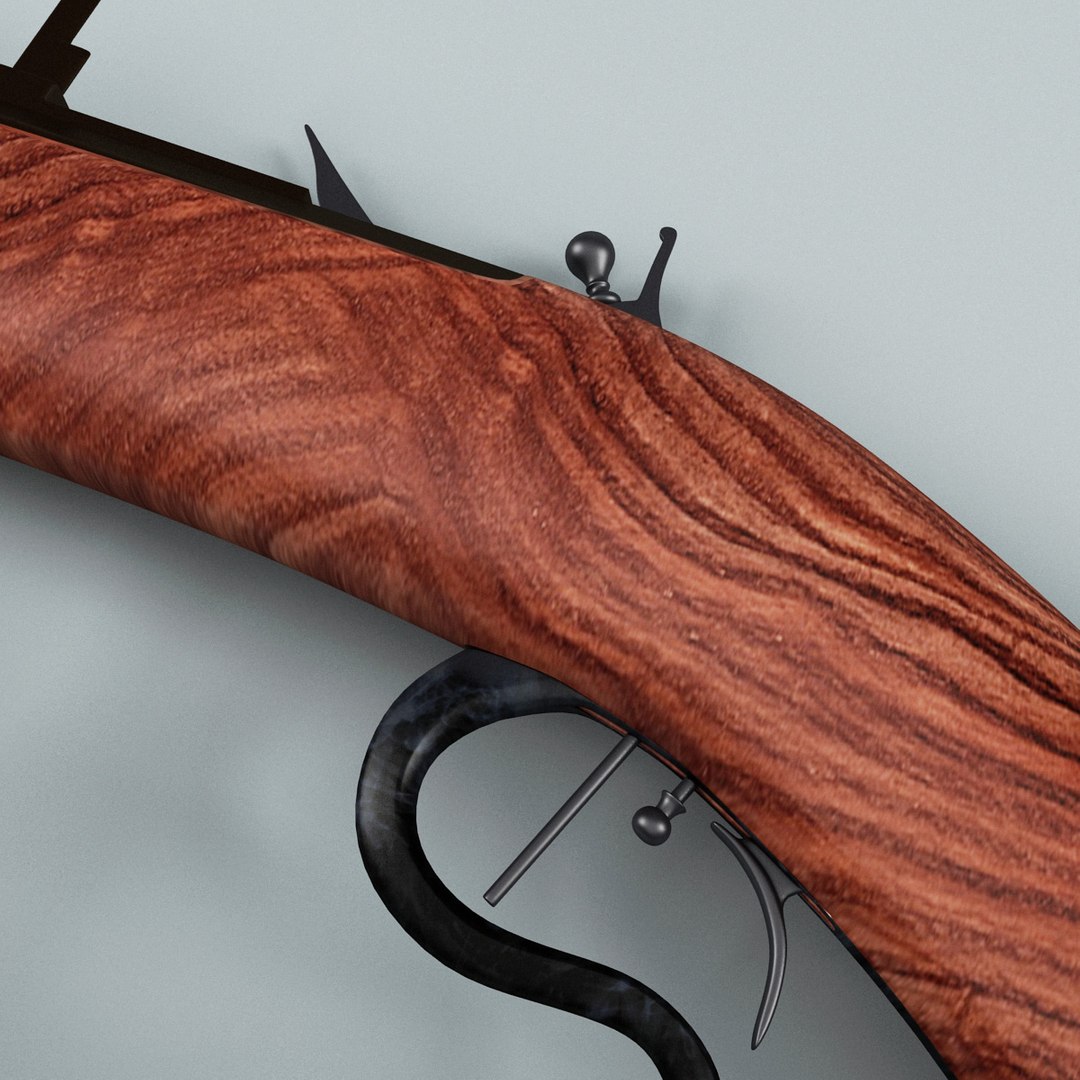 3d Old Musket Model