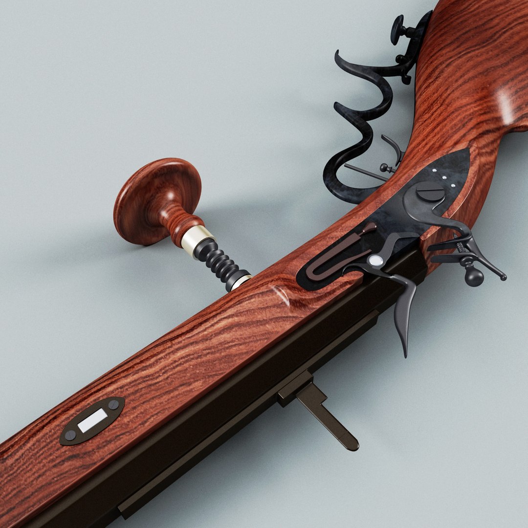 3d Old Musket Model
