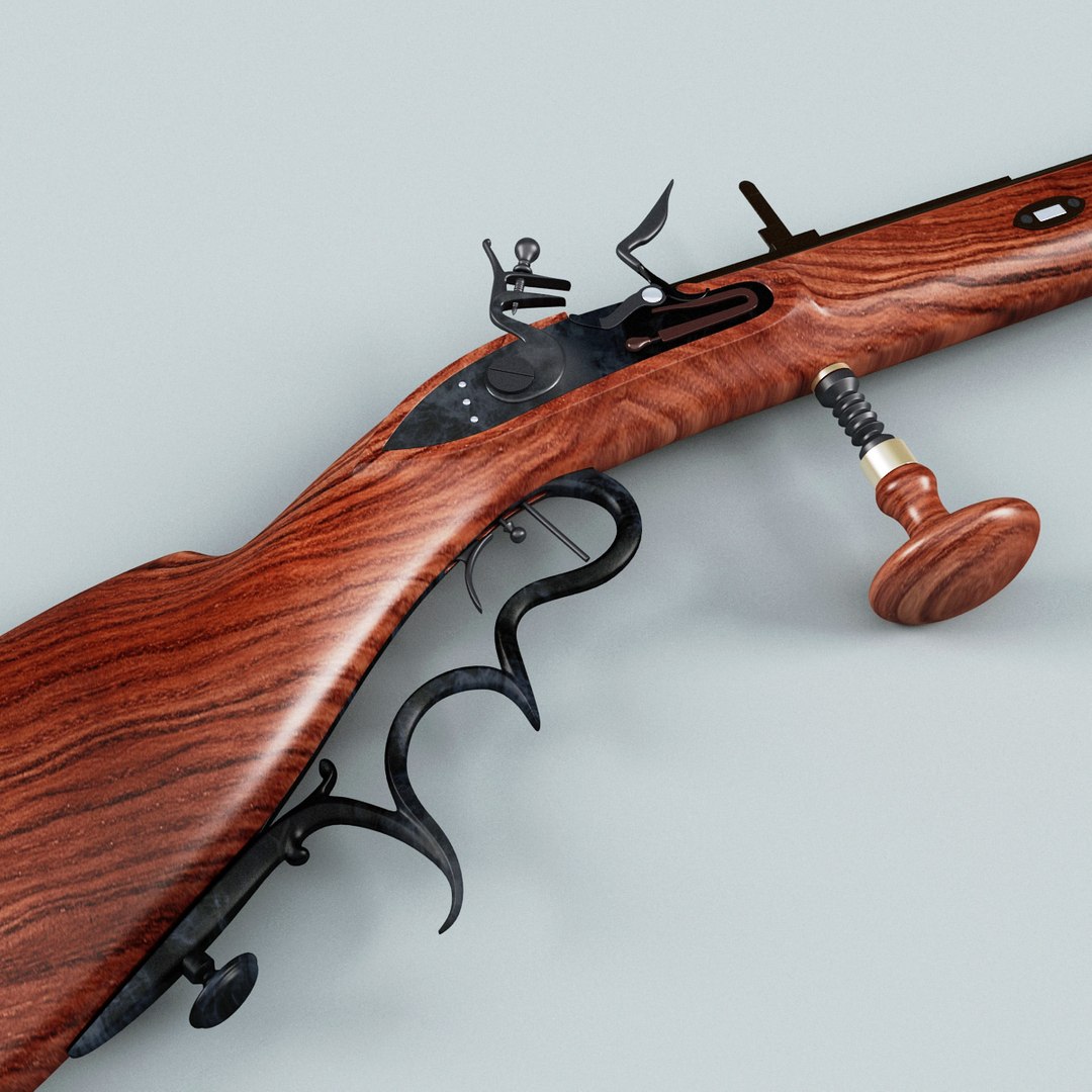 3d Old Musket Model