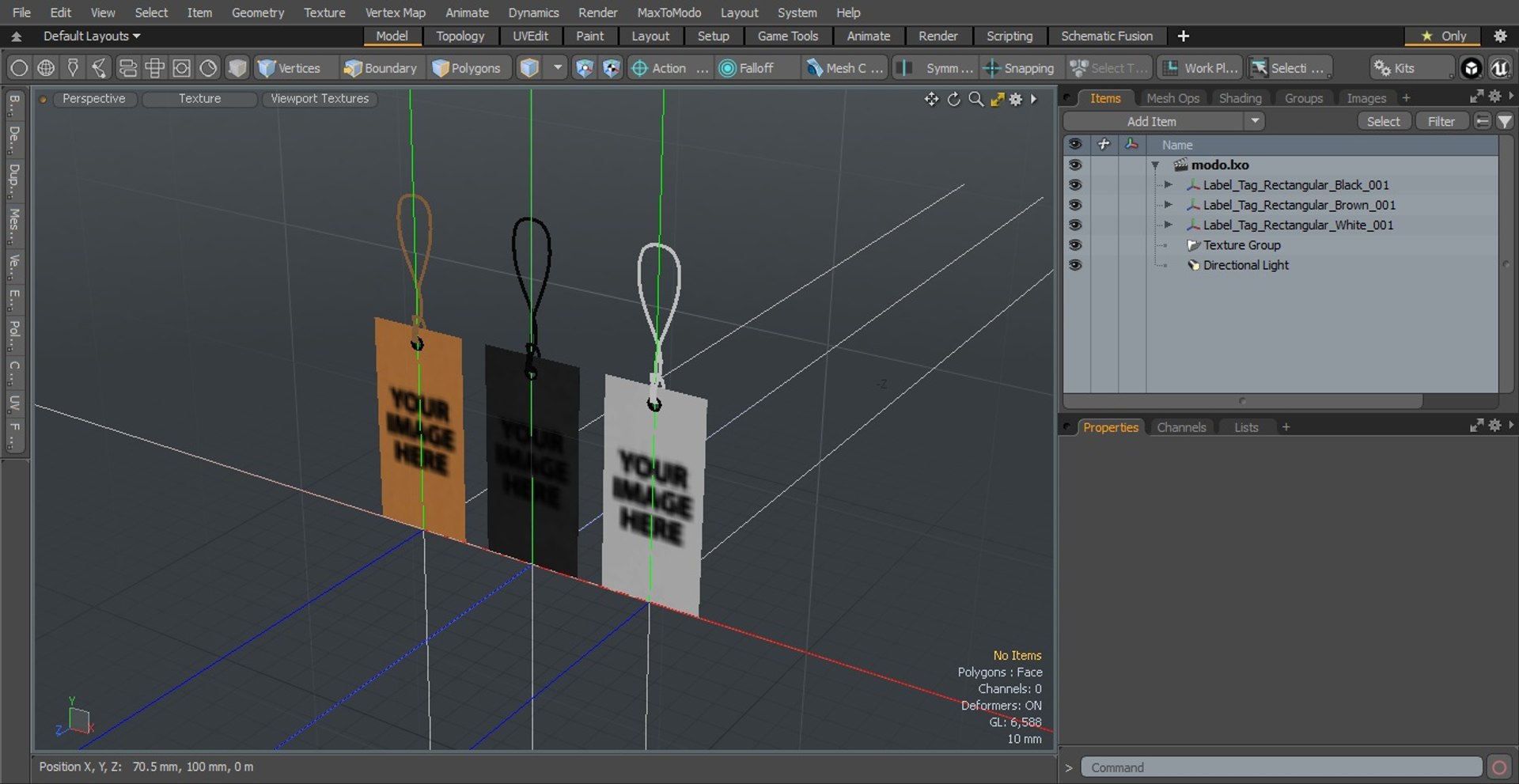 3D Label Tag Rectangular - TurboSquid 1957806
