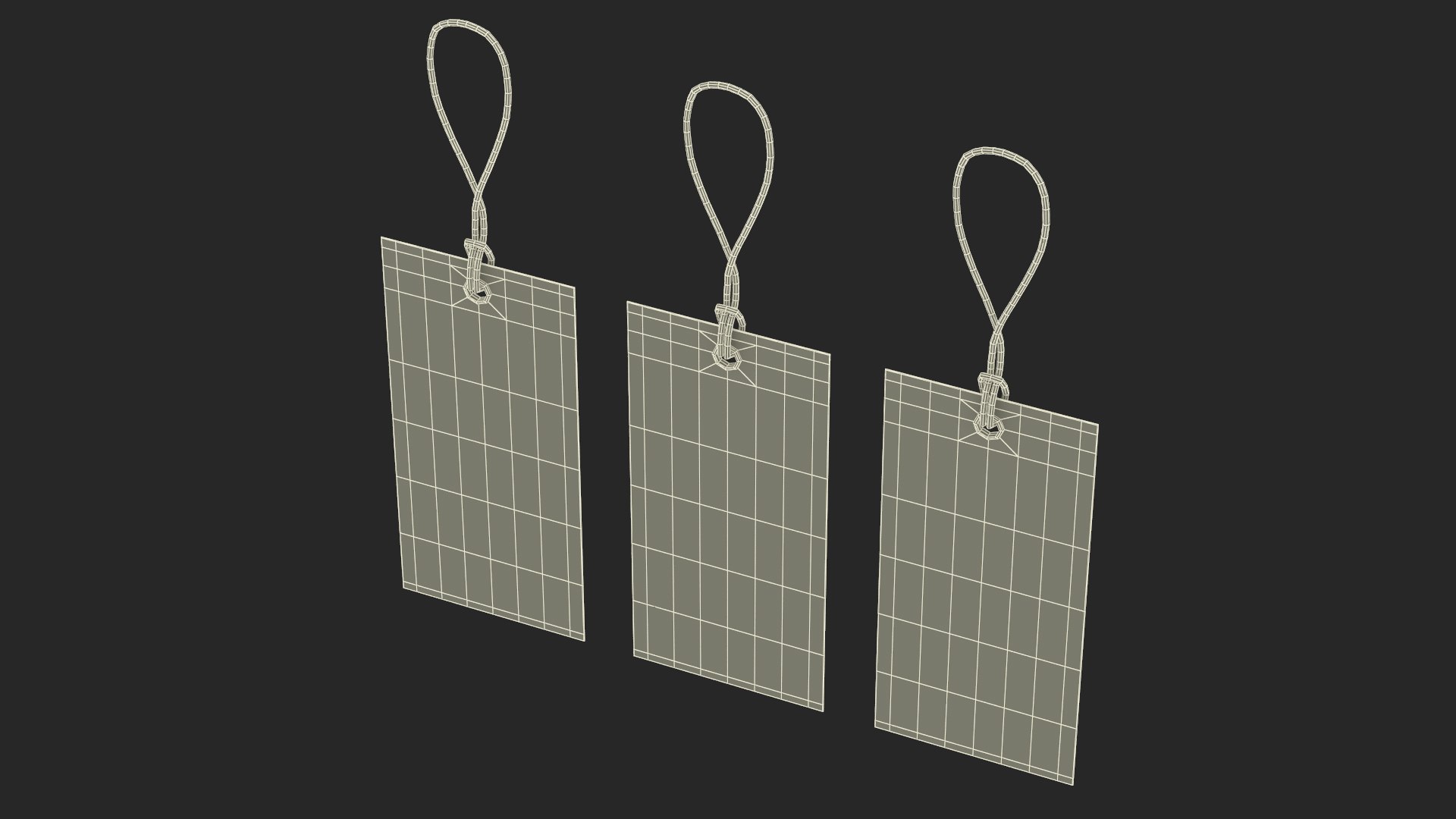 3D Label Tag Rectangular - TurboSquid 1957806