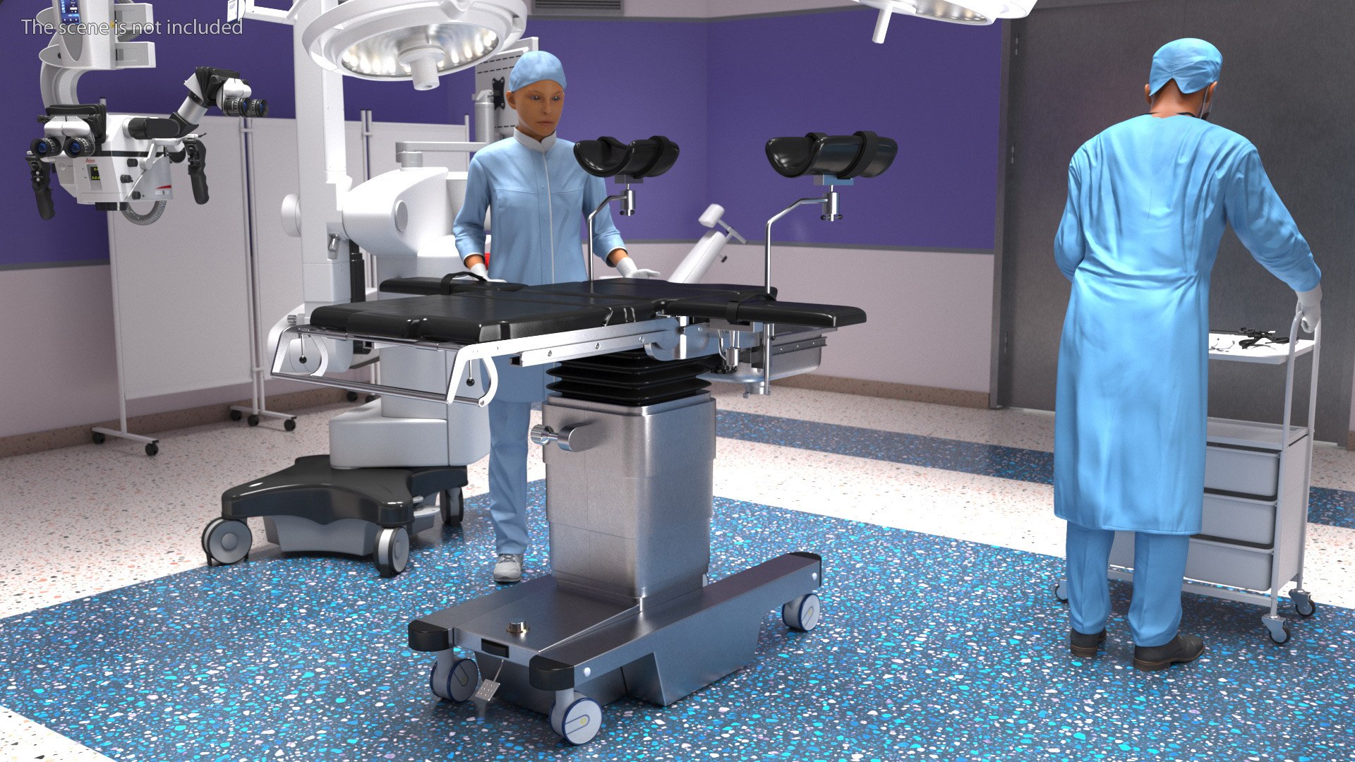 Hospital Surgical Table 3D Model - TurboSquid 2383076