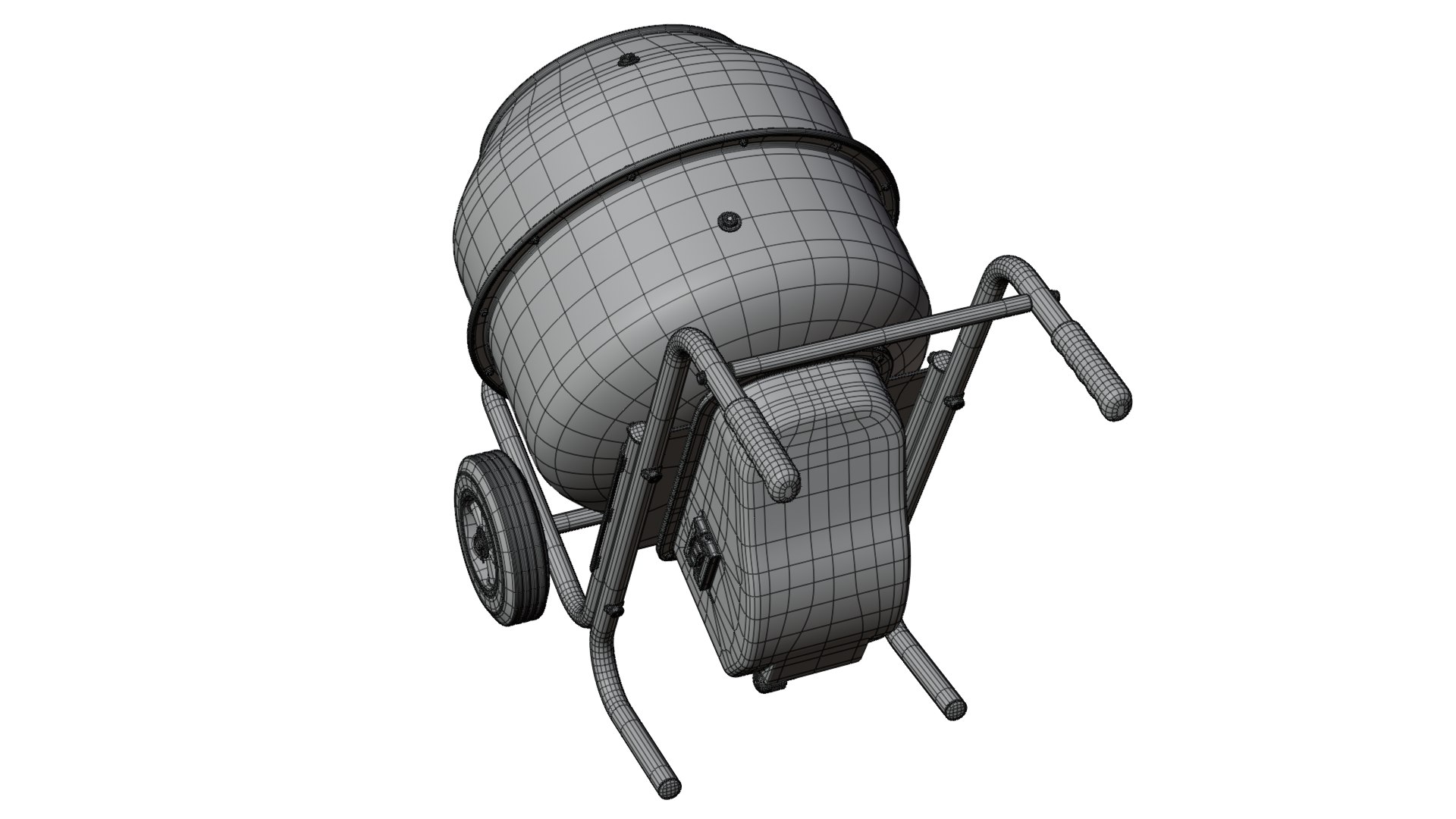 3D Model Concrete Mixer 02 J - TurboSquid 2292773
