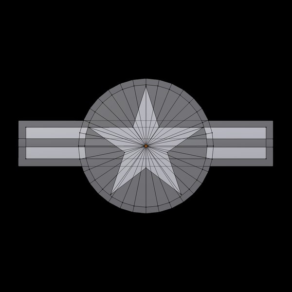 3d model usaf insignia