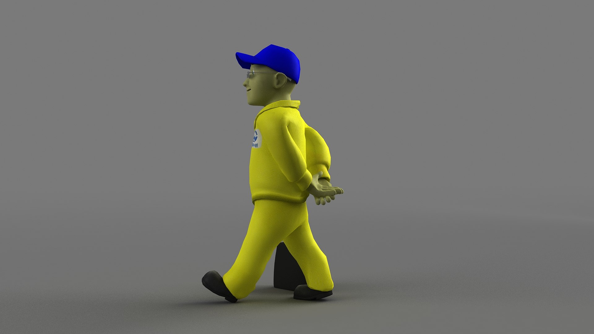 3D Character Real Man Realistic Construction Worker Miner Workman ...