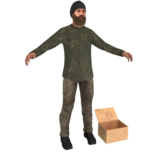 3D Homeless Models | TurboSquid