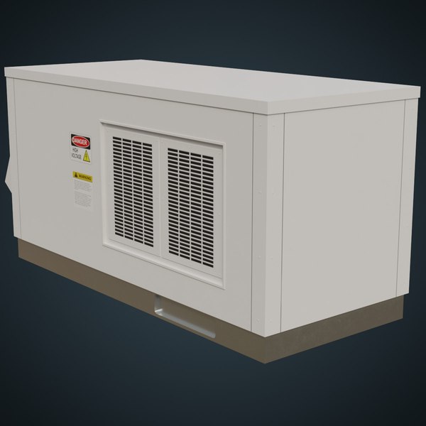 3D ac heating unit model - TurboSquid 1703233