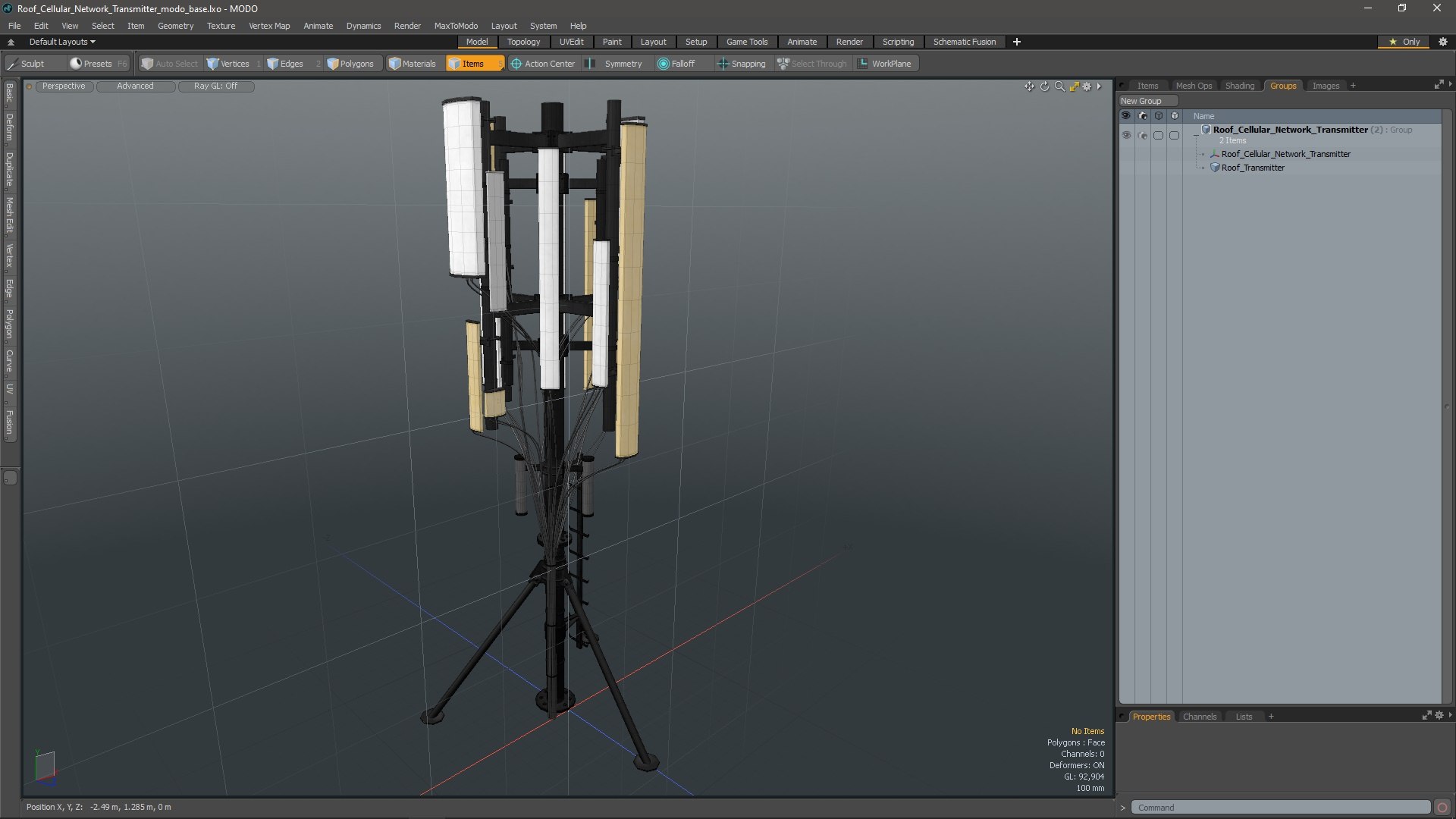 Roof Cellular Network Transmitter 3D Model - TurboSquid 2199766