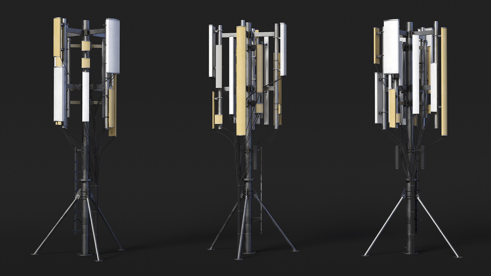 Roof Cellular Network Transmitter 3D Model - TurboSquid 2199766