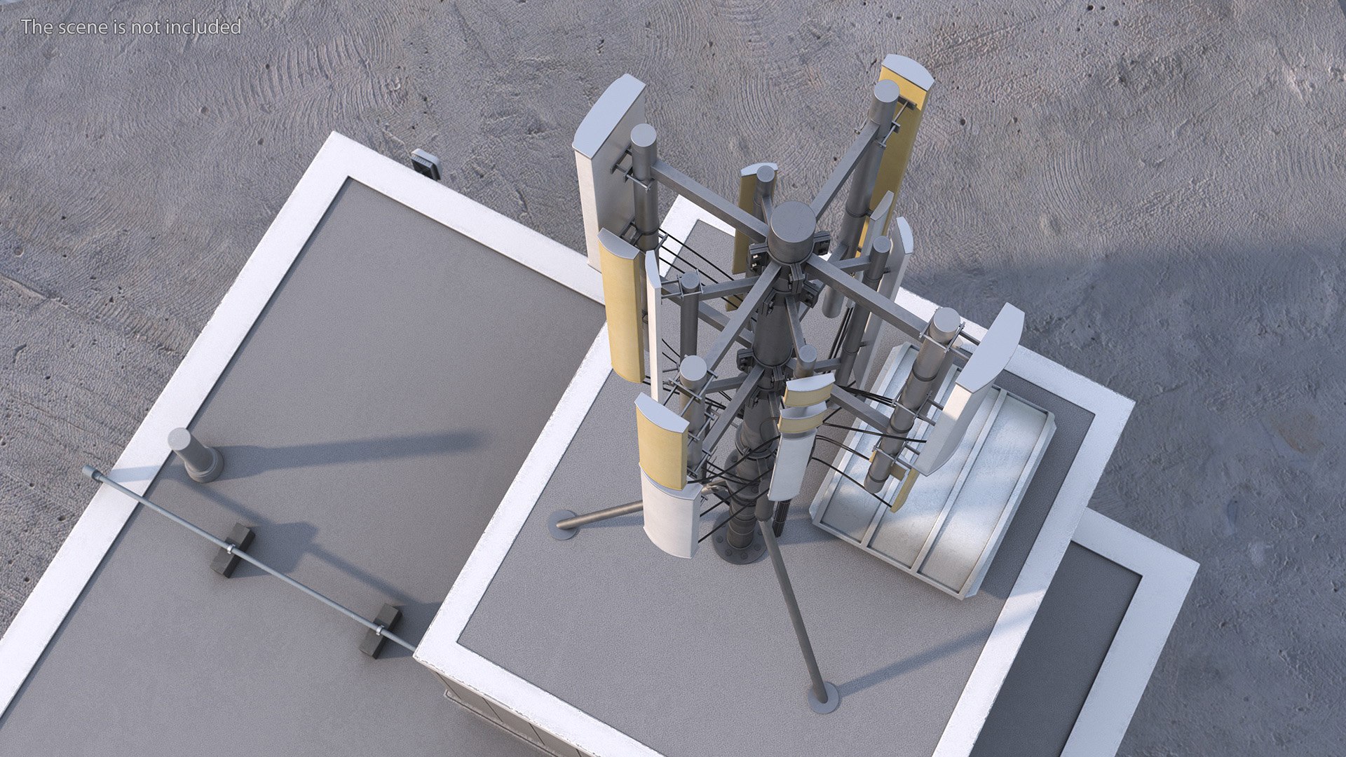 Roof Cellular Network Transmitter 3D Model - TurboSquid 2199766