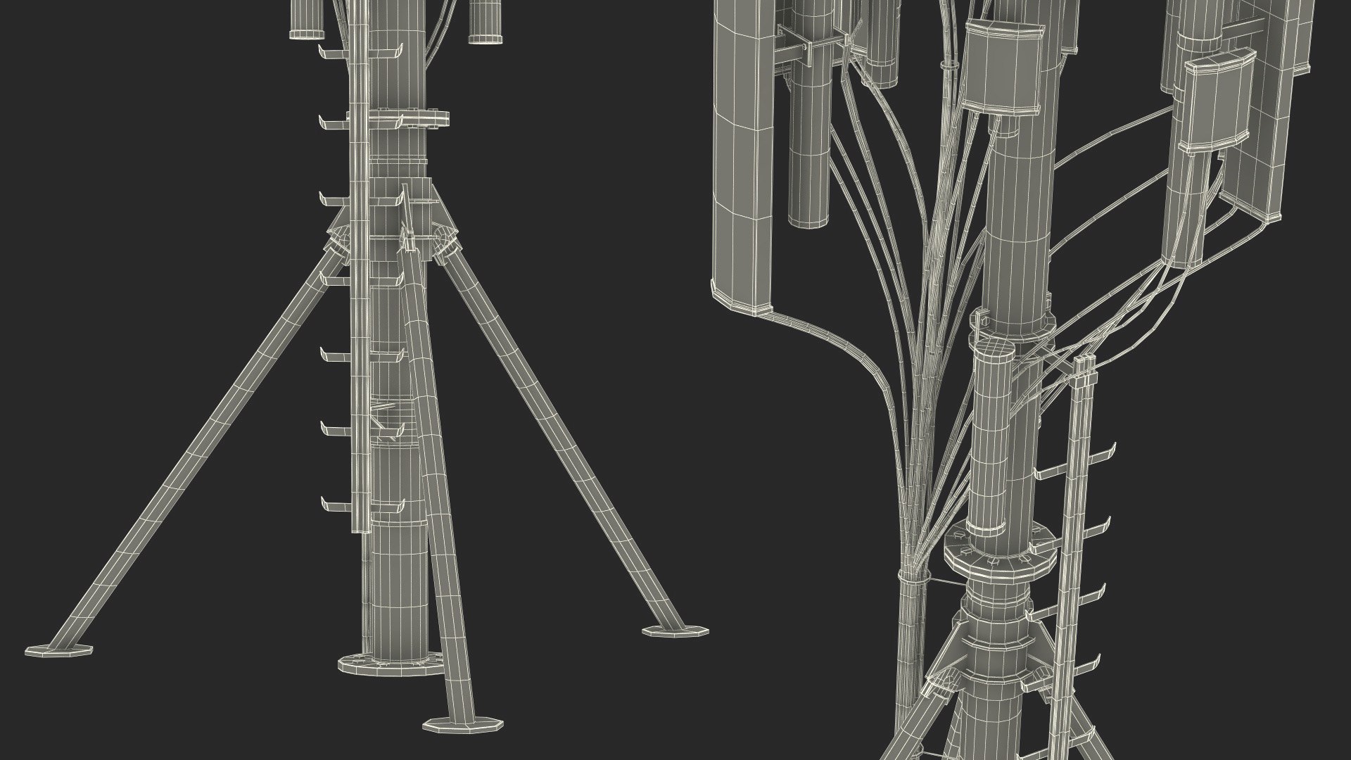 Roof Cellular Network Transmitter 3D Model - TurboSquid 2199766