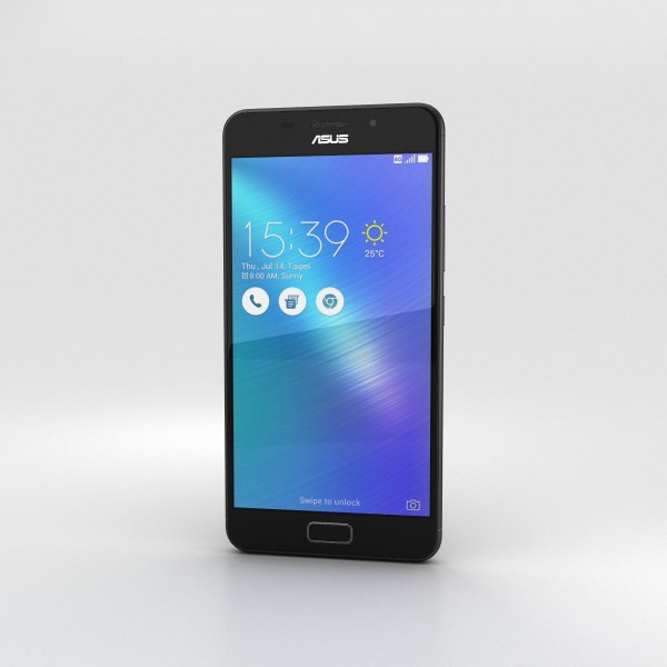 modelo 3d Asus Zenfone 3s Max Black - TurboSquid 1341338