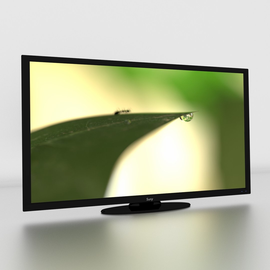 generic monitor screen 3d 3ds