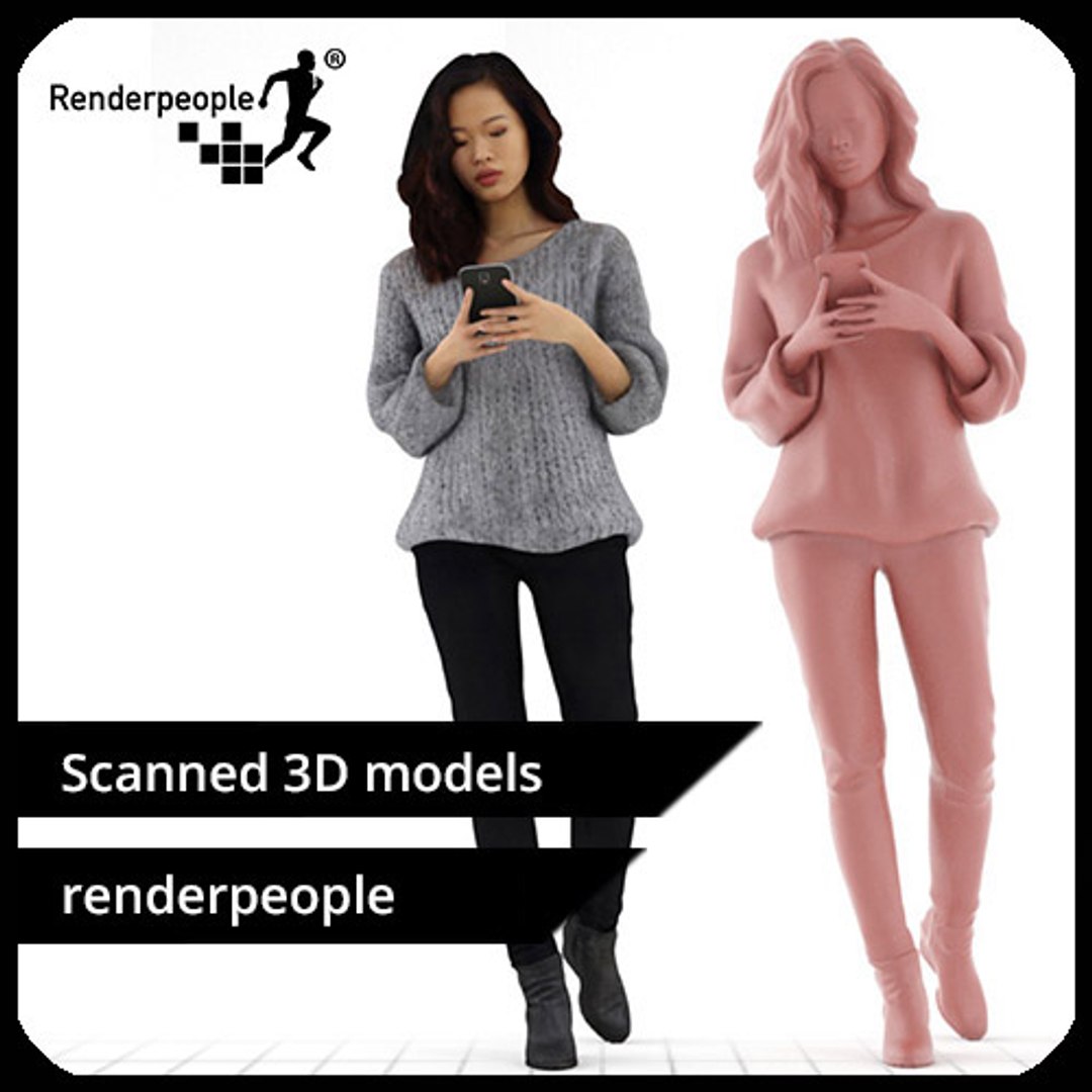 Photorealistic Human Mei 0339 3d Model