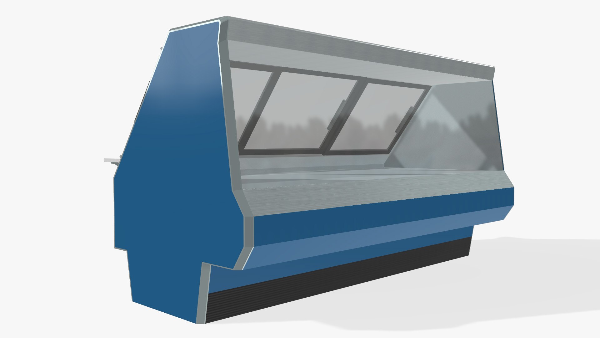 3D Deli Display Case With Food Prep Table Model - TurboSquid 2259972