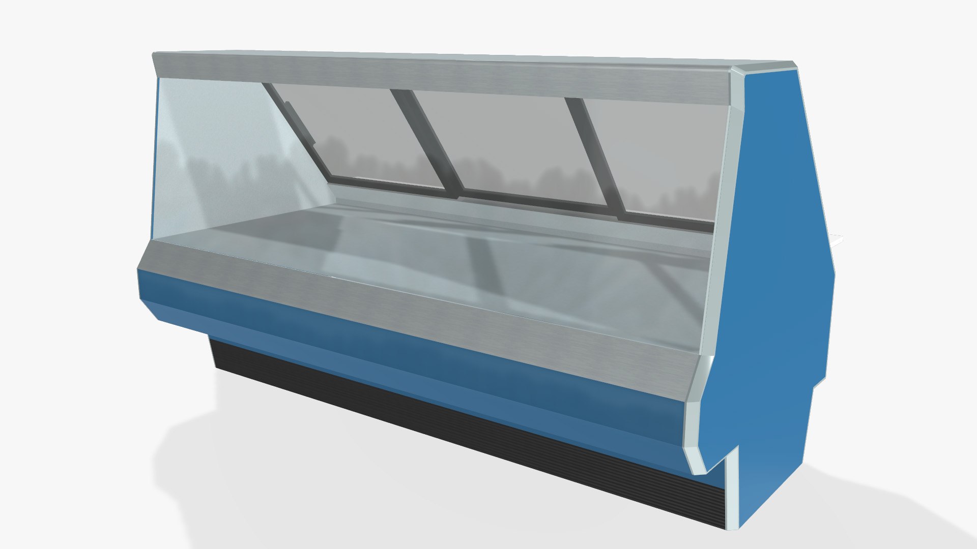 3D Deli Display Case With Food Prep Table Model - TurboSquid 2259972