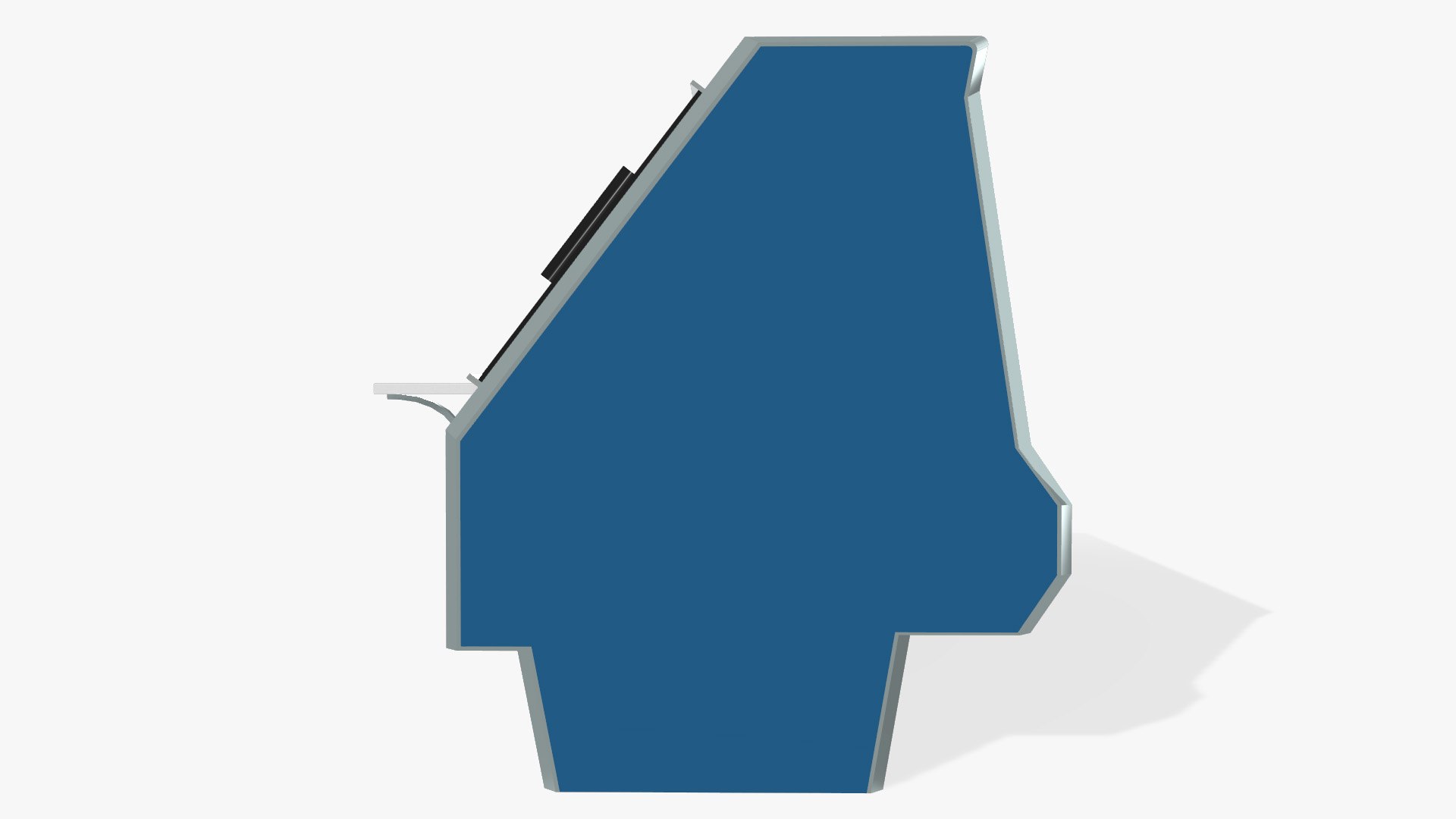 3D Deli Display Case With Food Prep Table Model - TurboSquid 2259972