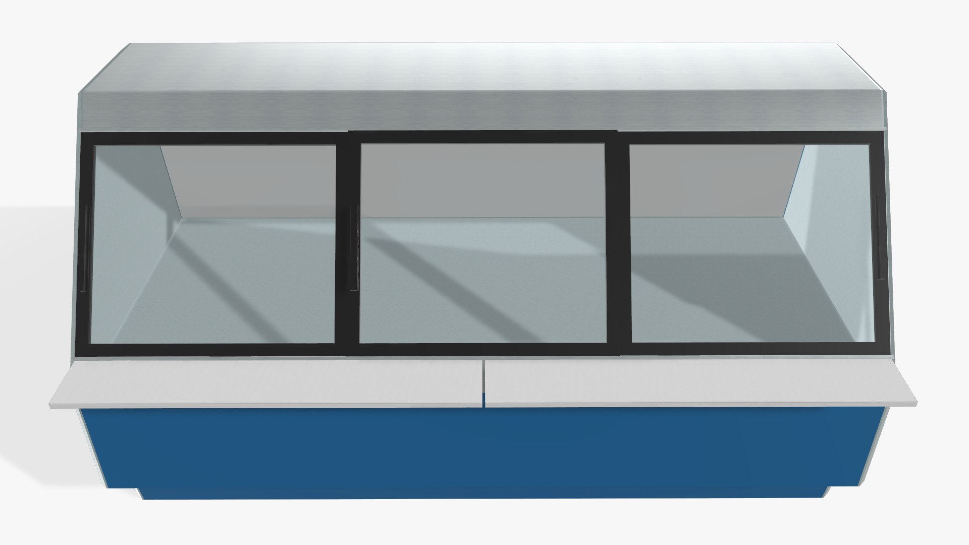 3D Deli Display Case With Food Prep Table Model - TurboSquid 2259972