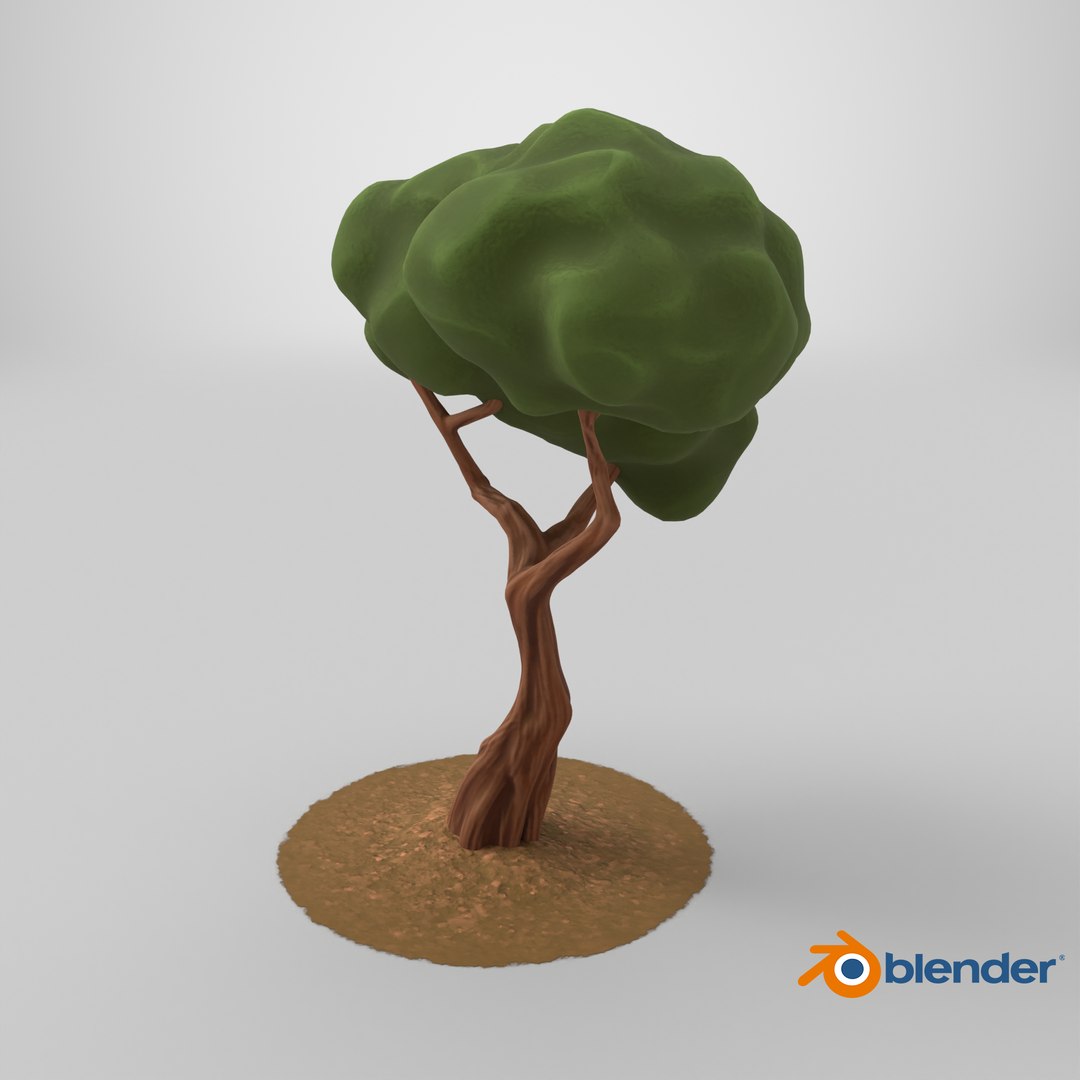 Stylized Tree V2 Model - TurboSquid 2037363