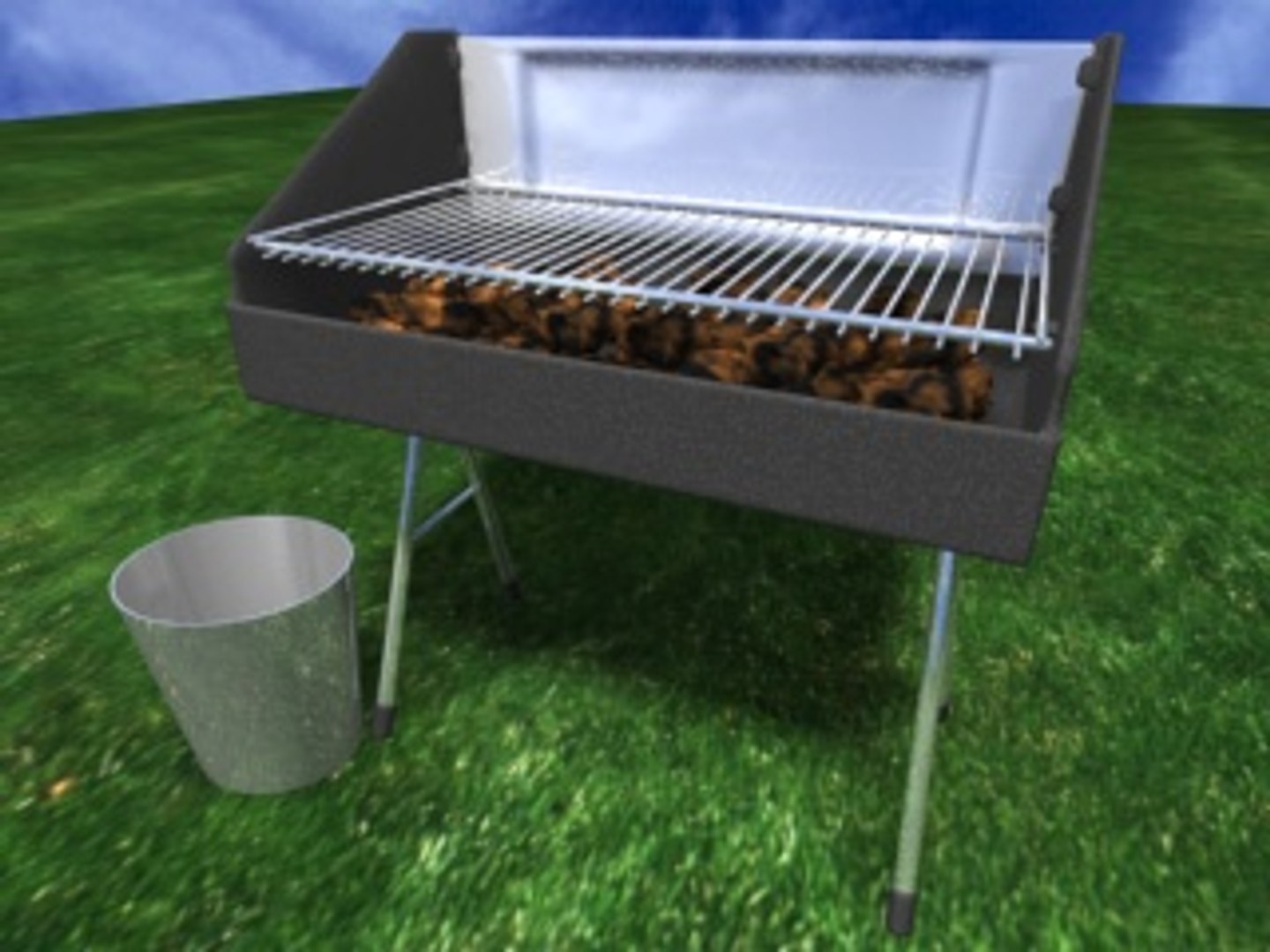 3d Grill Model