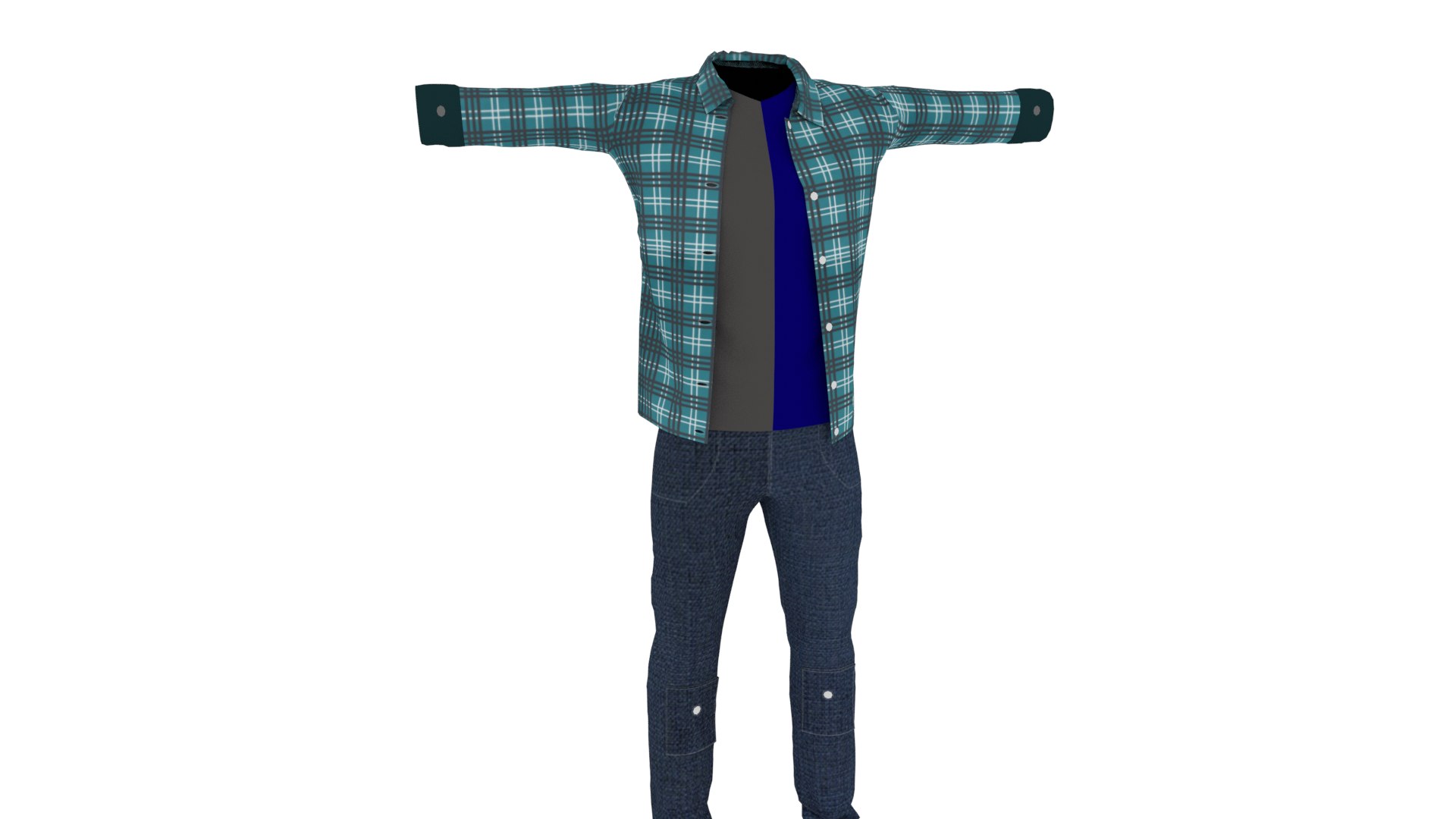 3D Model Male Outfit - TurboSquid 2108182