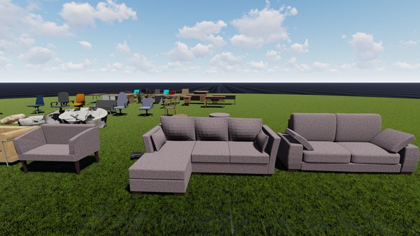 modelo 3d familia revit muebles revit colección revit - TurboSquid 2263213