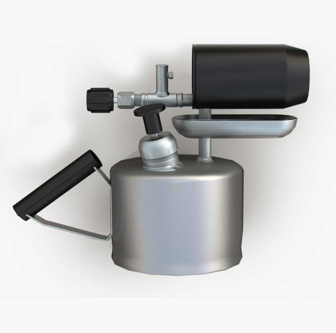 Gasoline Blowtorch Gas 3d Model