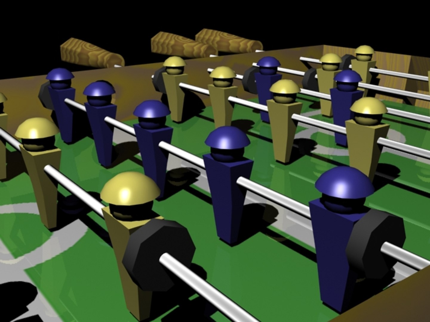 Foosball Table 3d Model