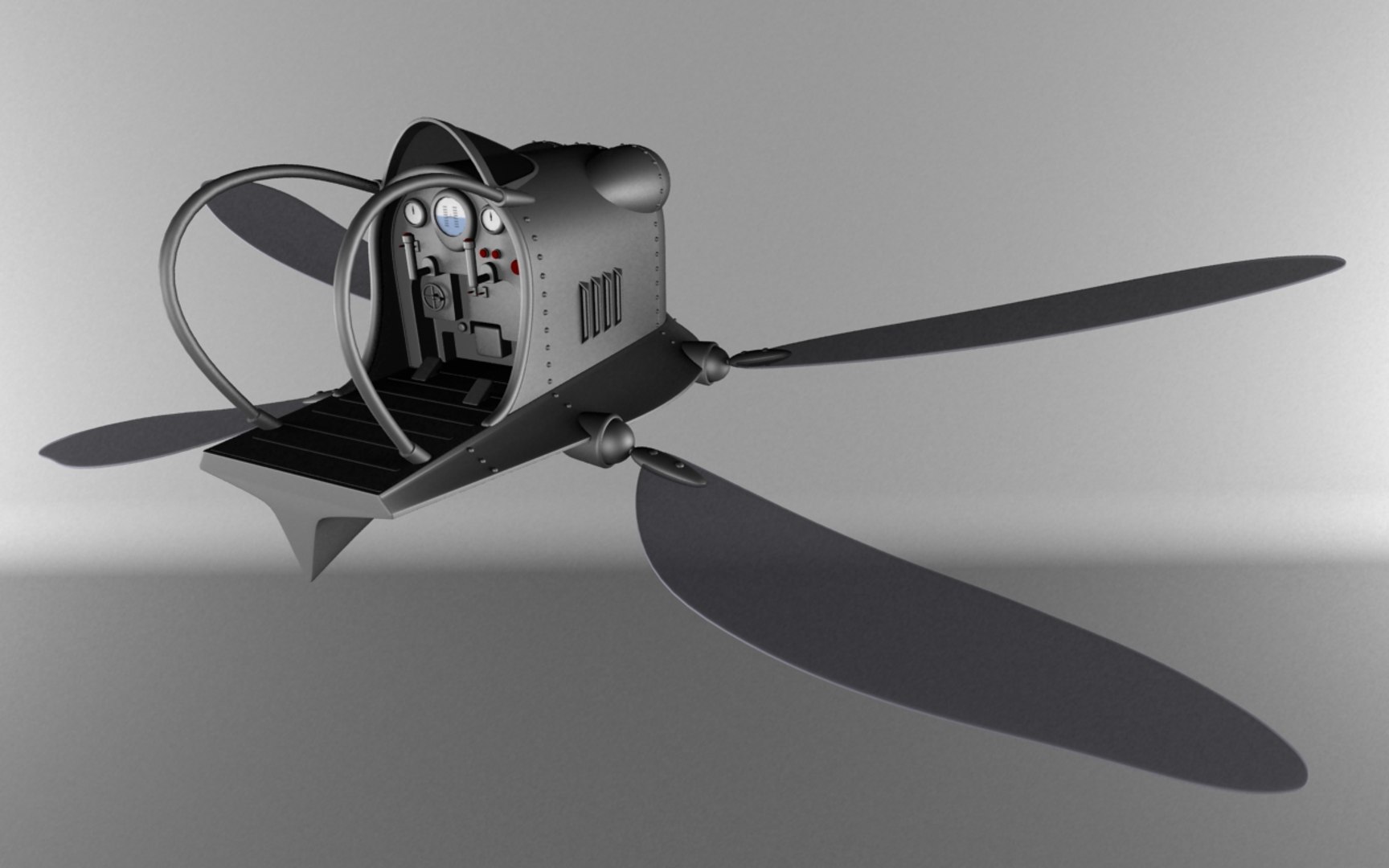 Flaptter - Castle Sky 3d Model