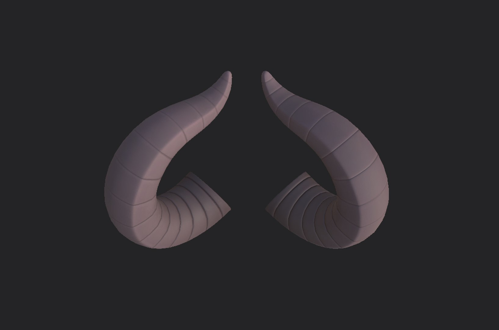 Demon Horn 3D Model - TurboSquid 1510654