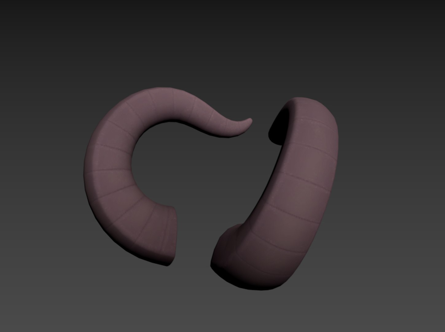 Demon Horn 3D Model - TurboSquid 1510654