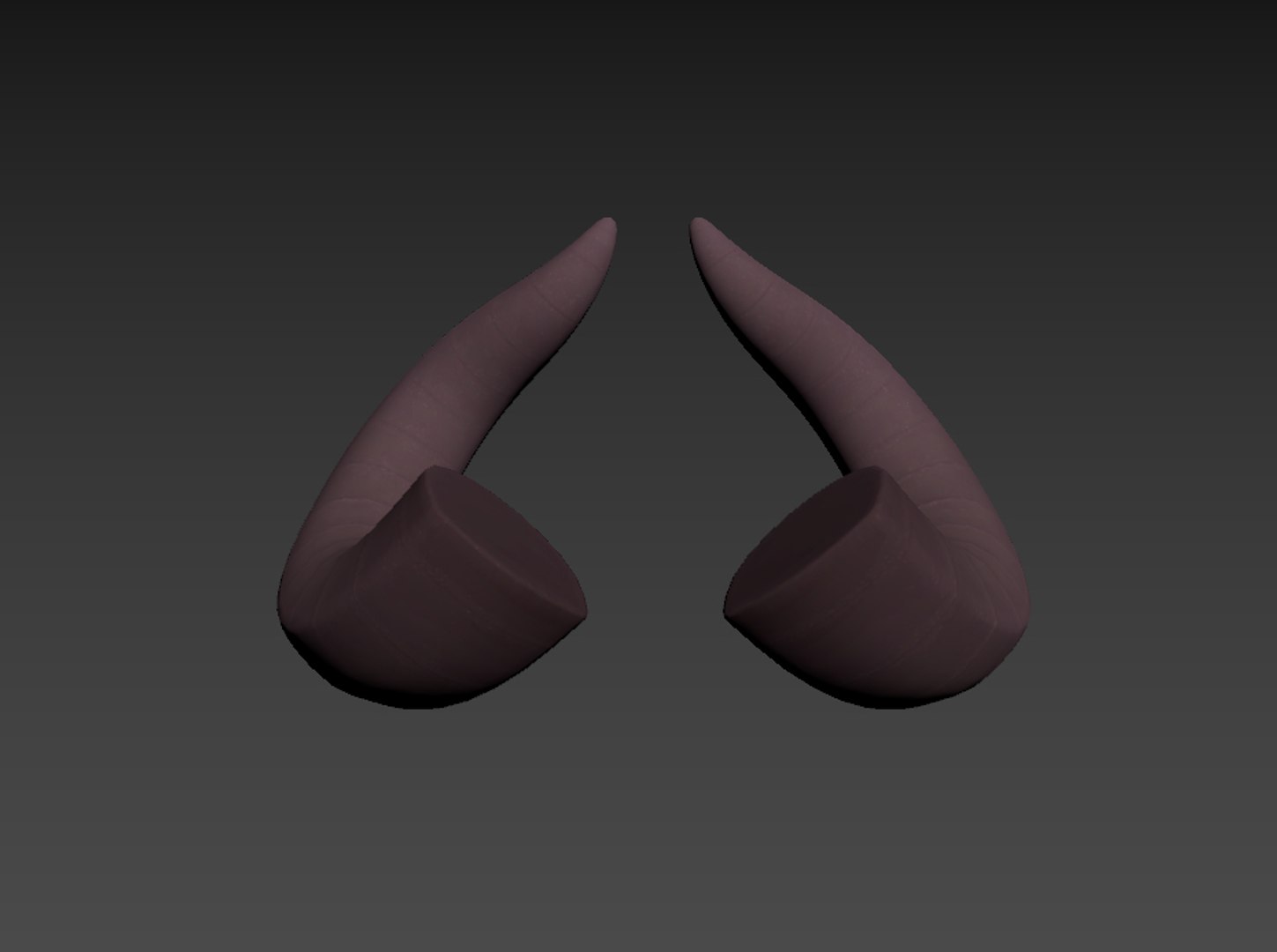 Demon Horn 3D Model - TurboSquid 1510654