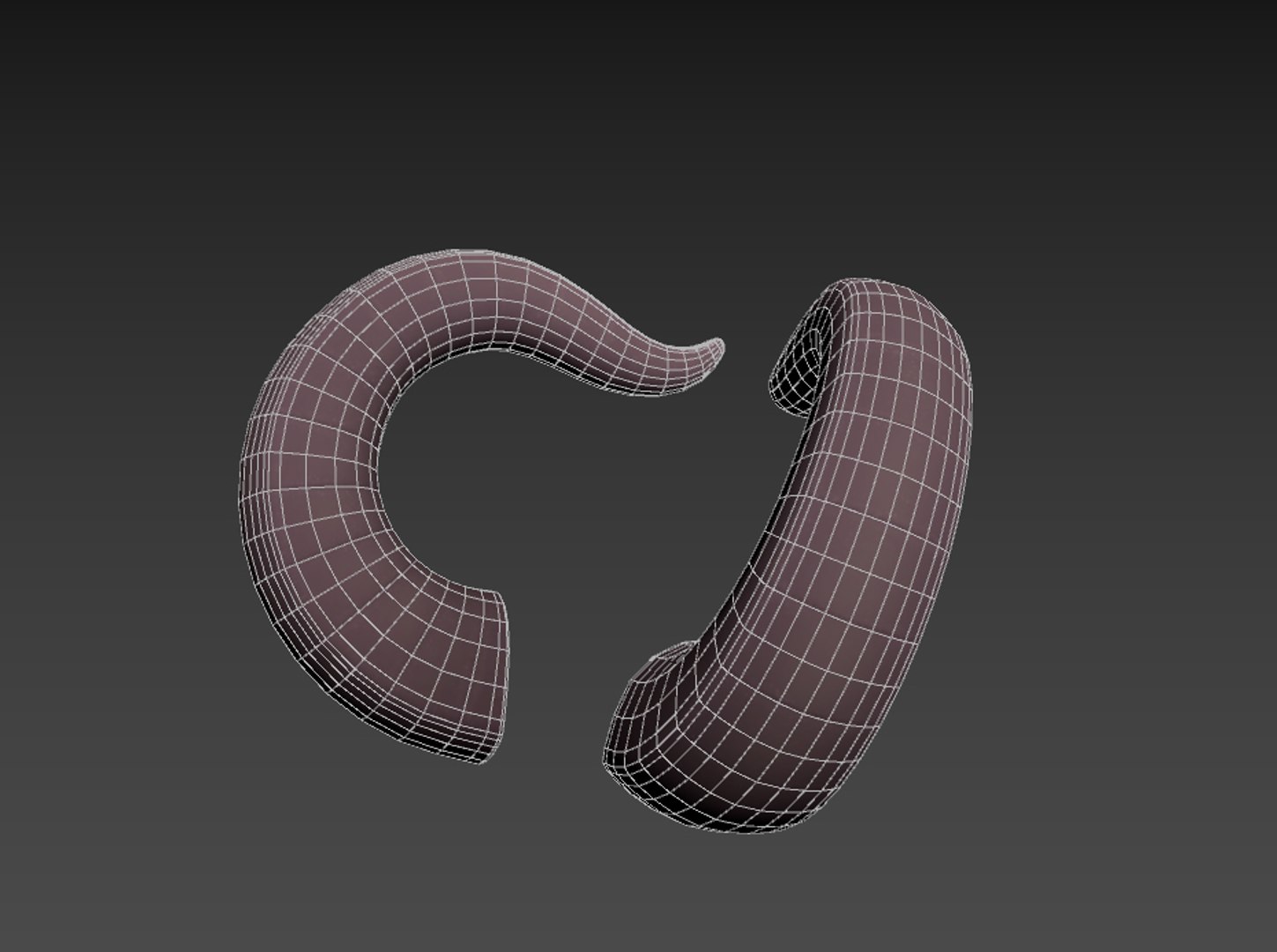 Demon Horn 3D Model - TurboSquid 1510654