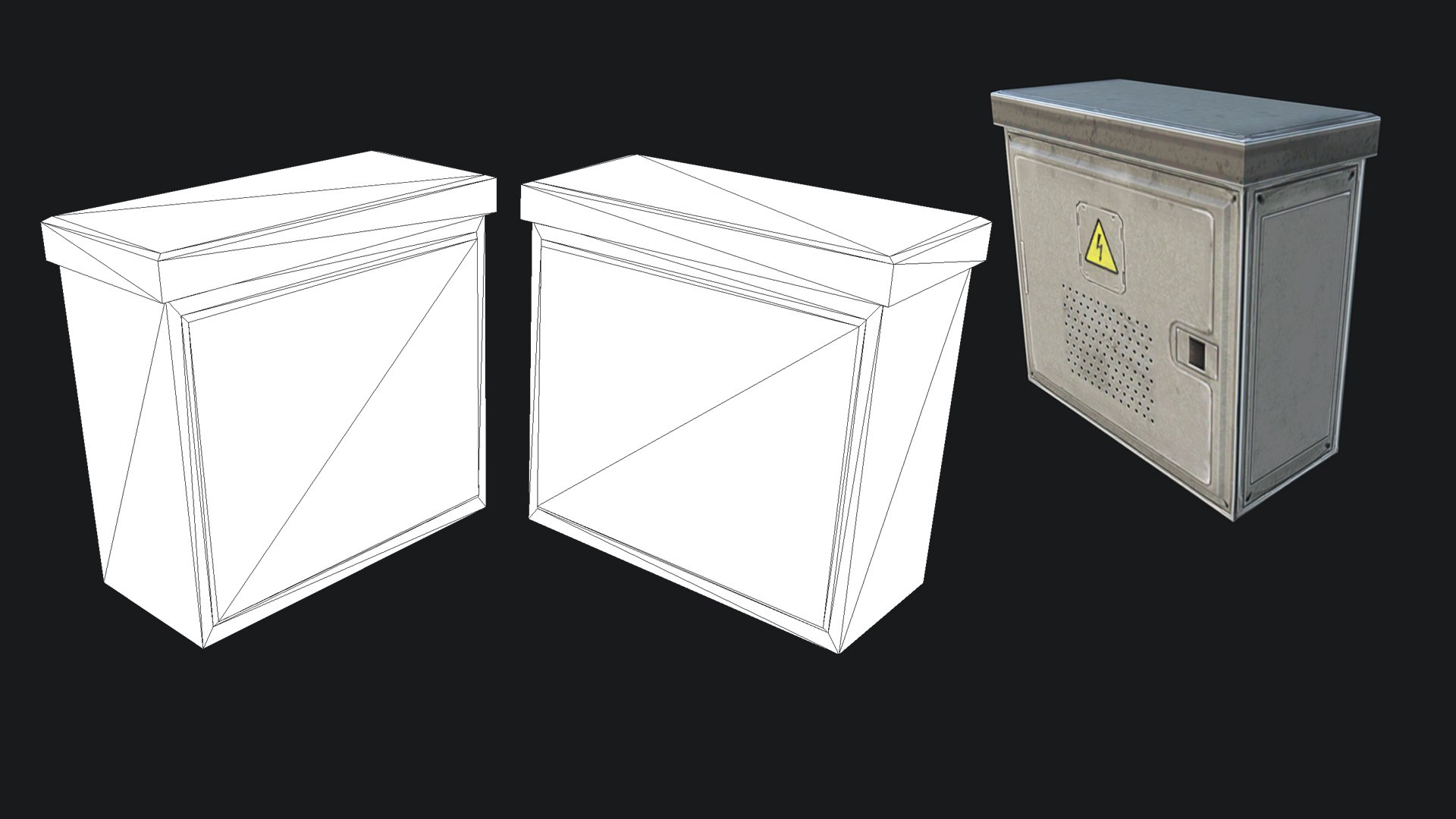 3D Utility Box 01 - TurboSquid 1159460