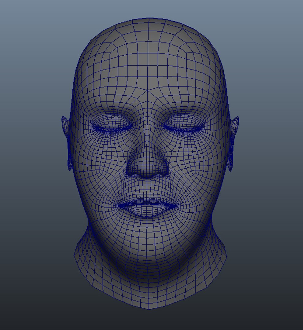3d Mesh Bust Character