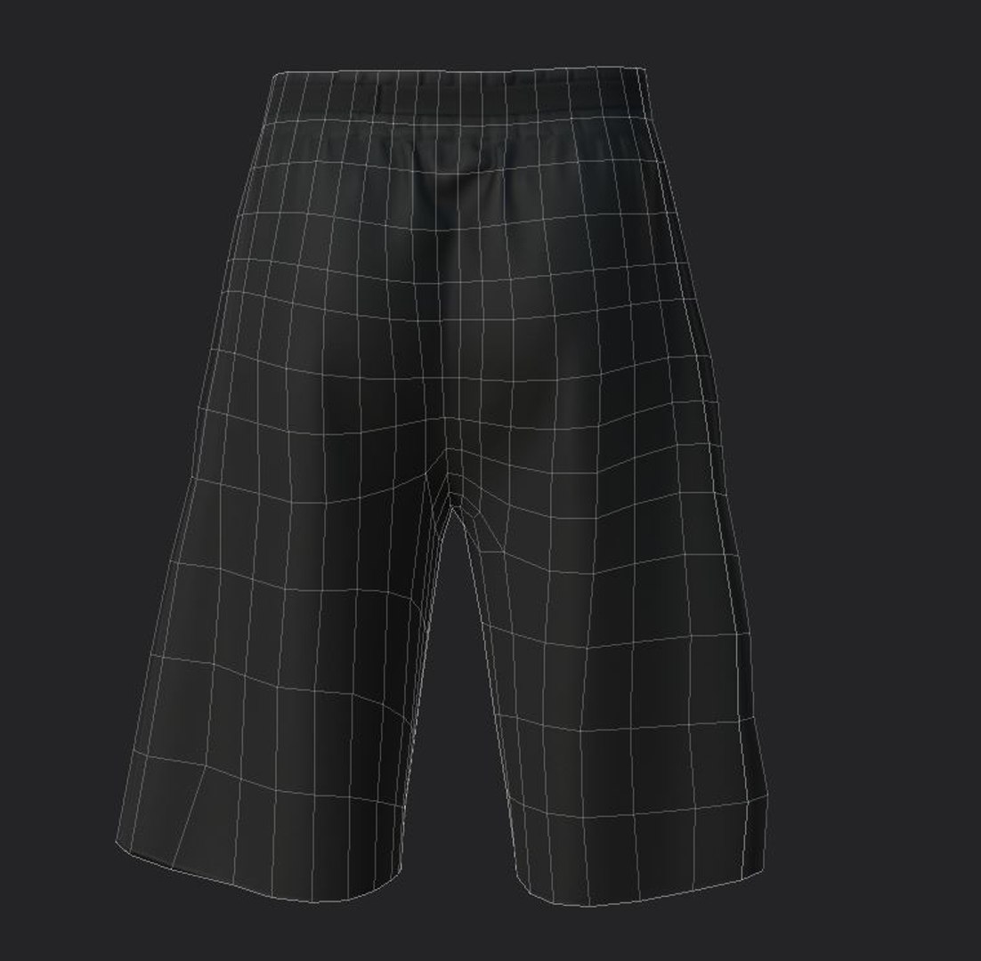 Sports Shorts 3D Model - TurboSquid 1494569
