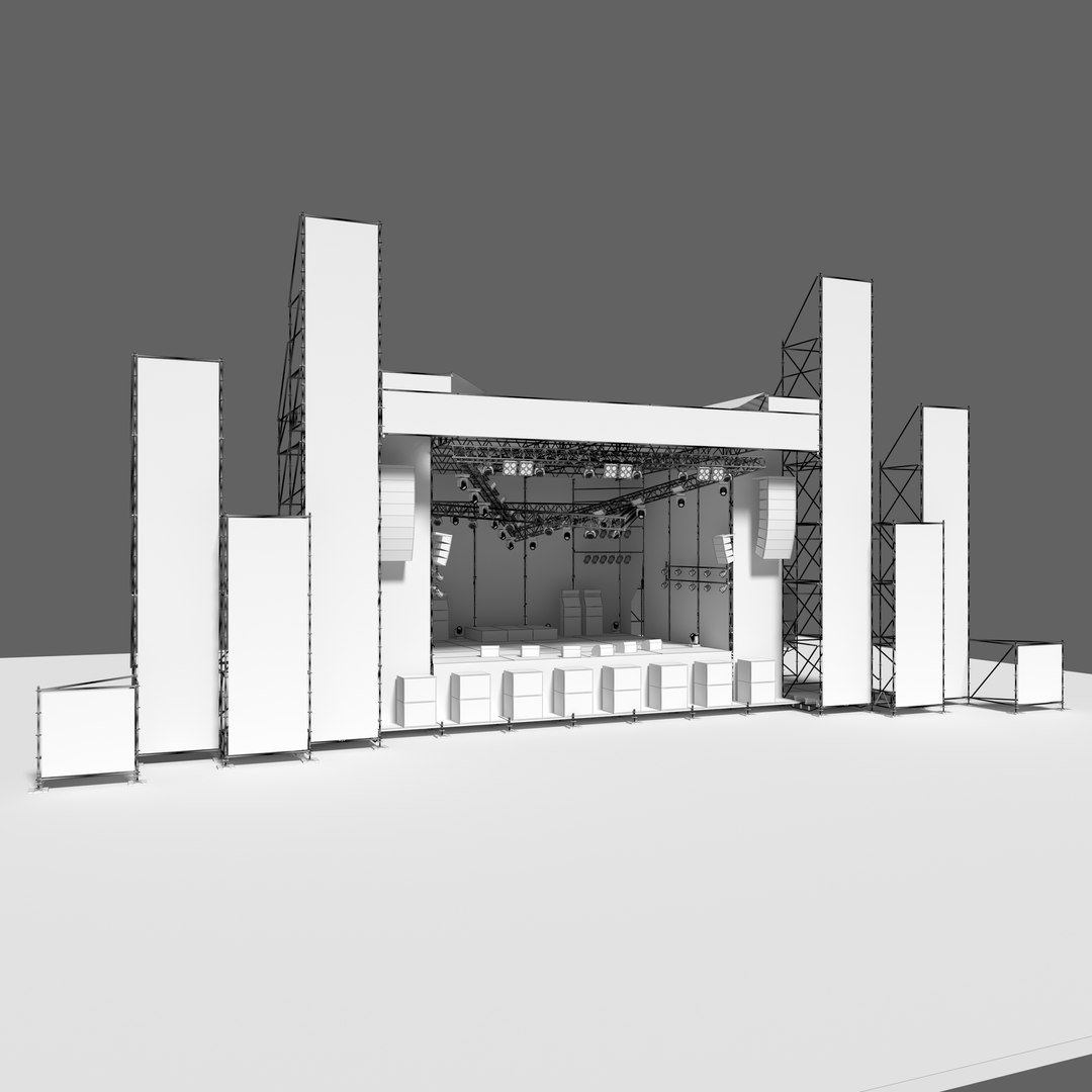 Stage 2 3D Model - TurboSquid 1870233