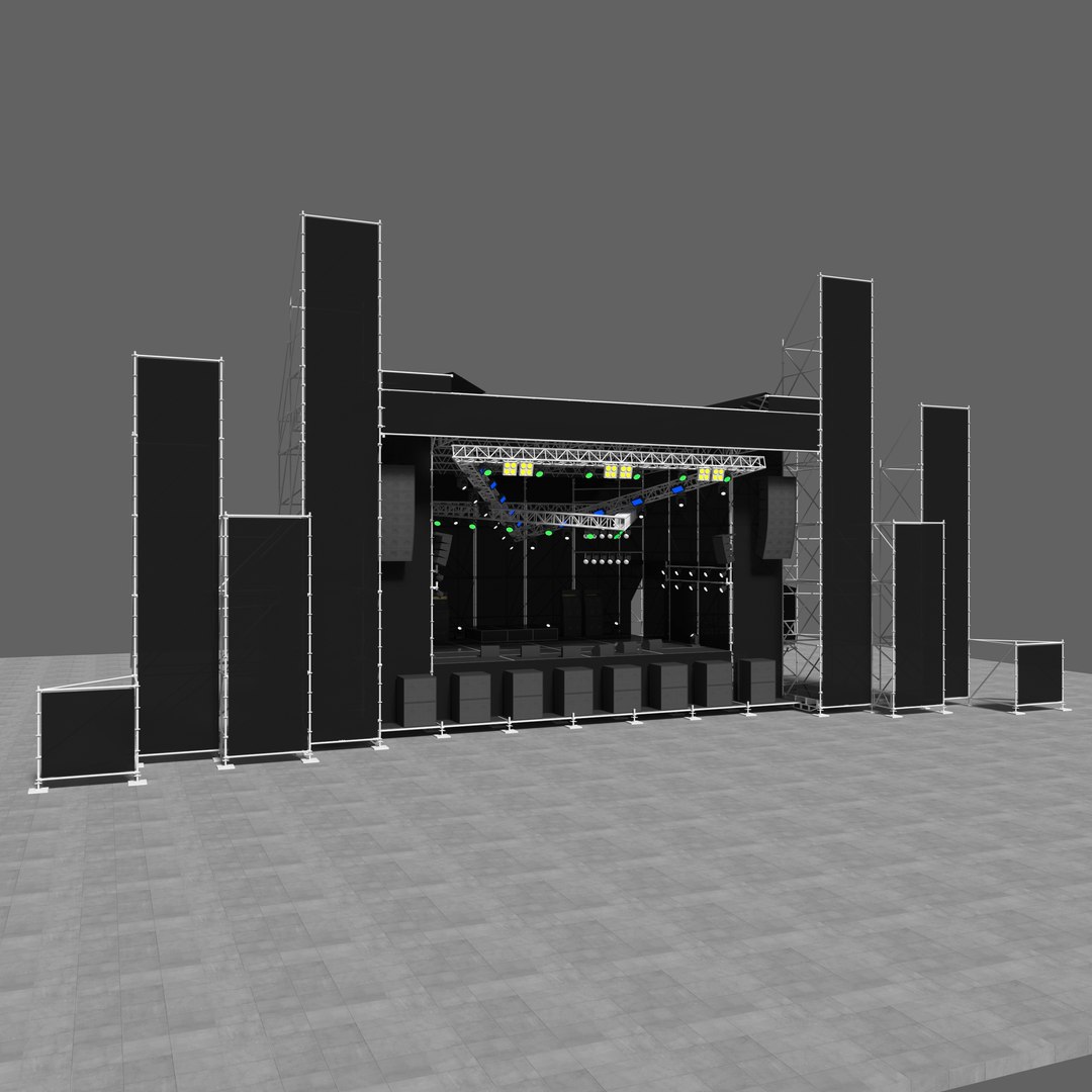 Stage 2 3D Model - TurboSquid 1870233