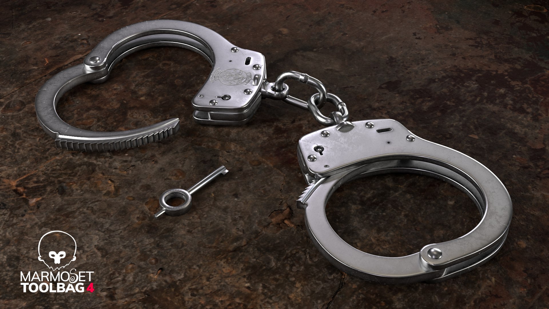 Handcuffs 3D Model - TurboSquid 2149216