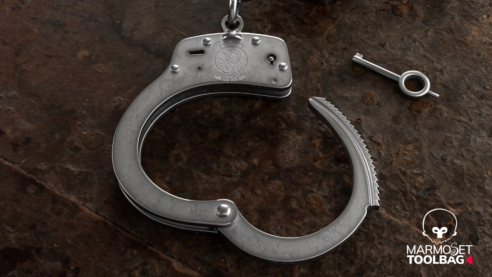 Handcuffs 3D Model - TurboSquid 2149216