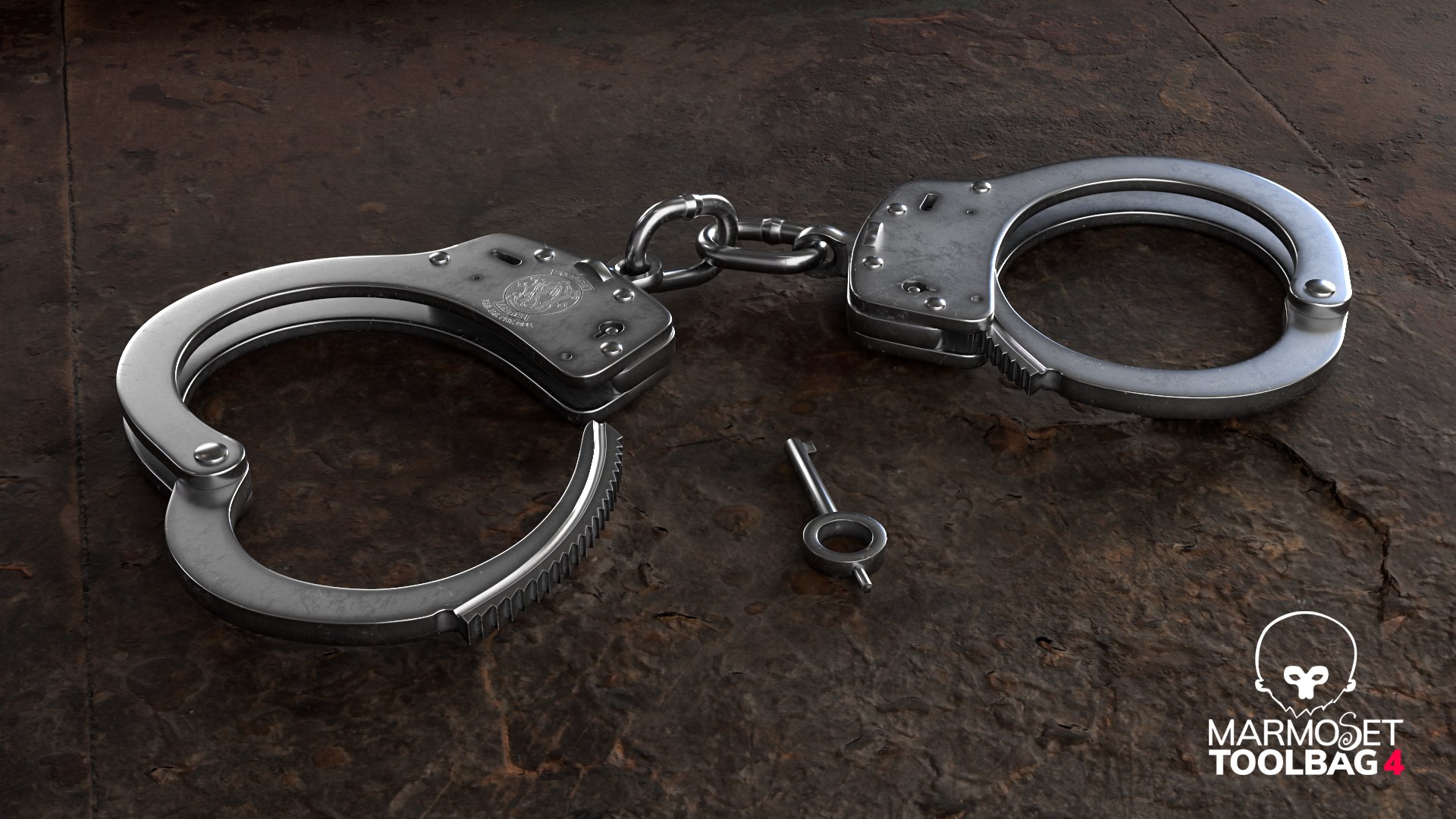 Handcuffs 3D Model - TurboSquid 2149216