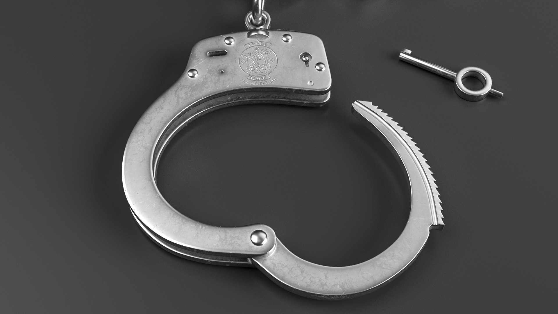 Handcuffs 3D Model - TurboSquid 2149216