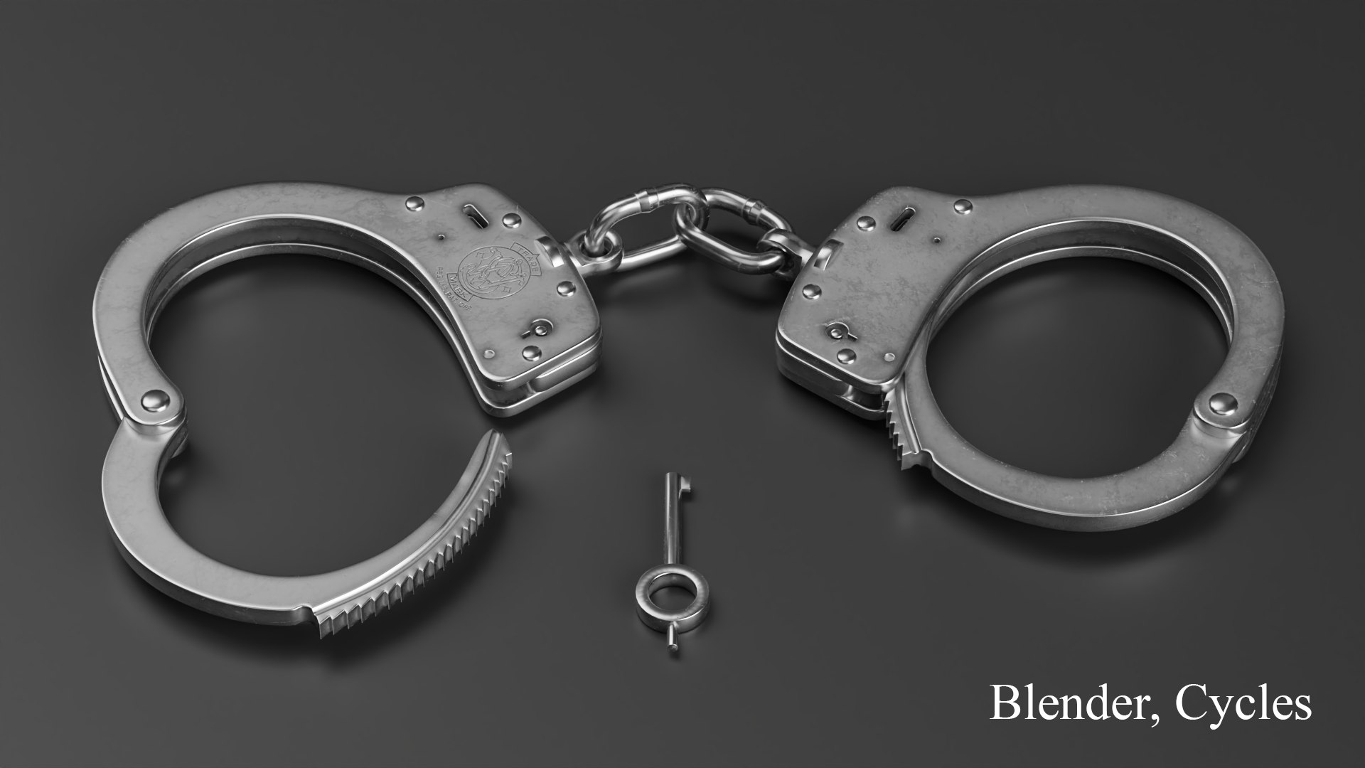 Handcuffs 3D Model - TurboSquid 2149216