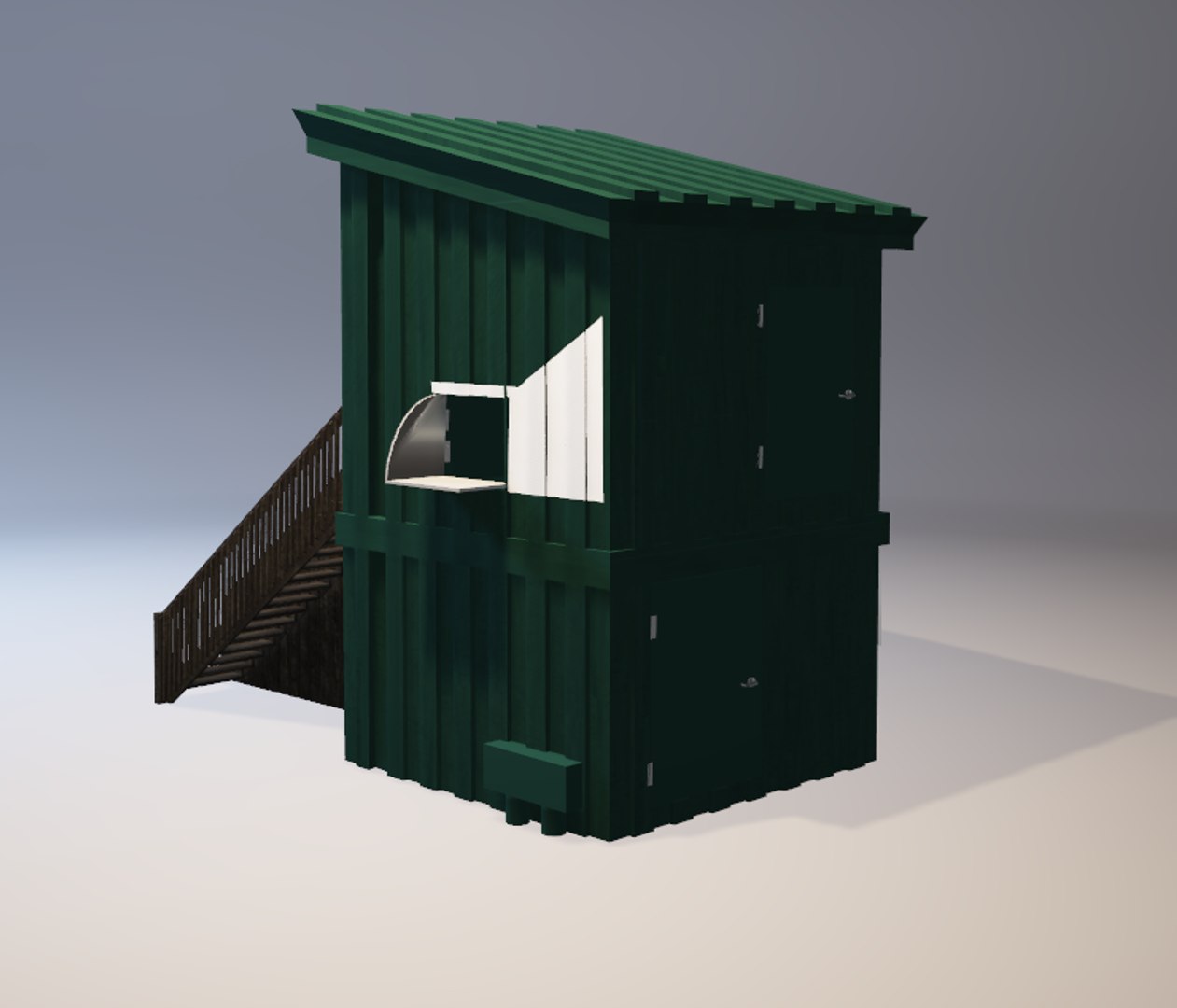 3D Skeet House Games Model - TurboSquid 1159723