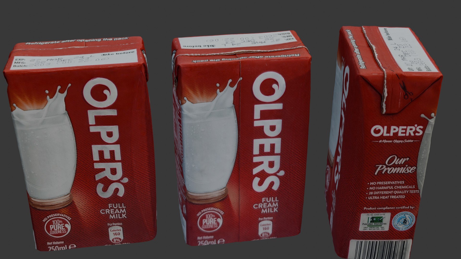 3D Carton Milk Pack Scan - TurboSquid 2398037