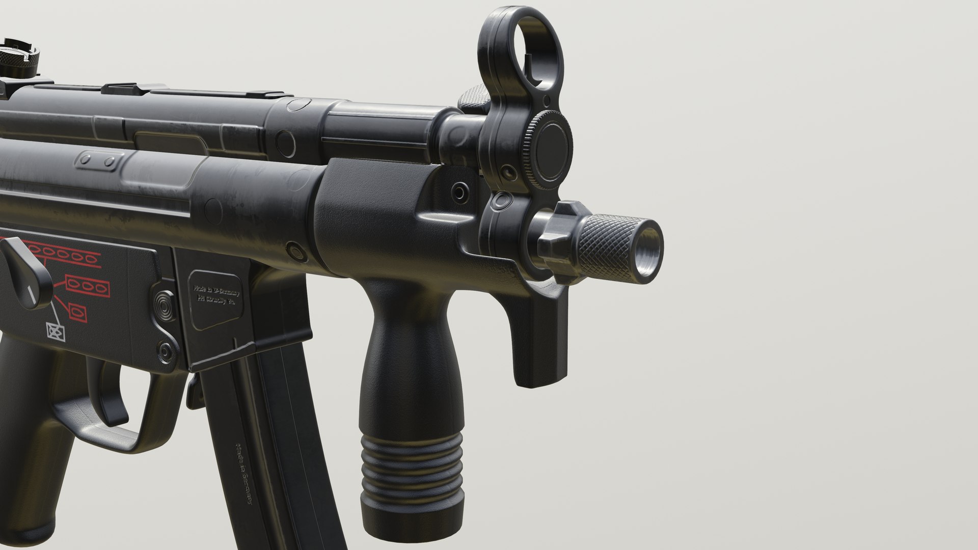 3D Heckler Koch Mp5 Guns Model - TurboSquid 1616449